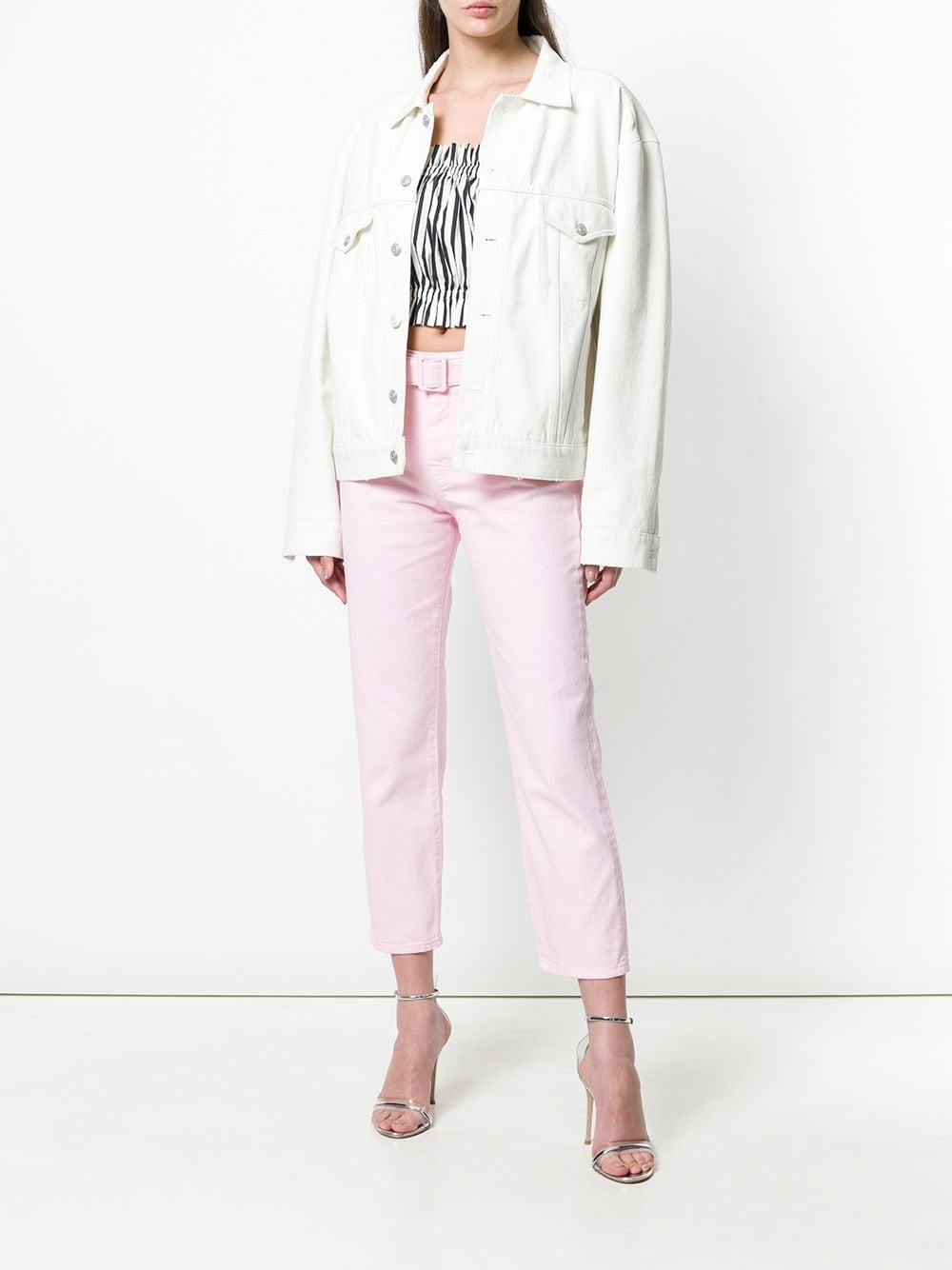 OFF-WHITE High Rise Skinny Jeans