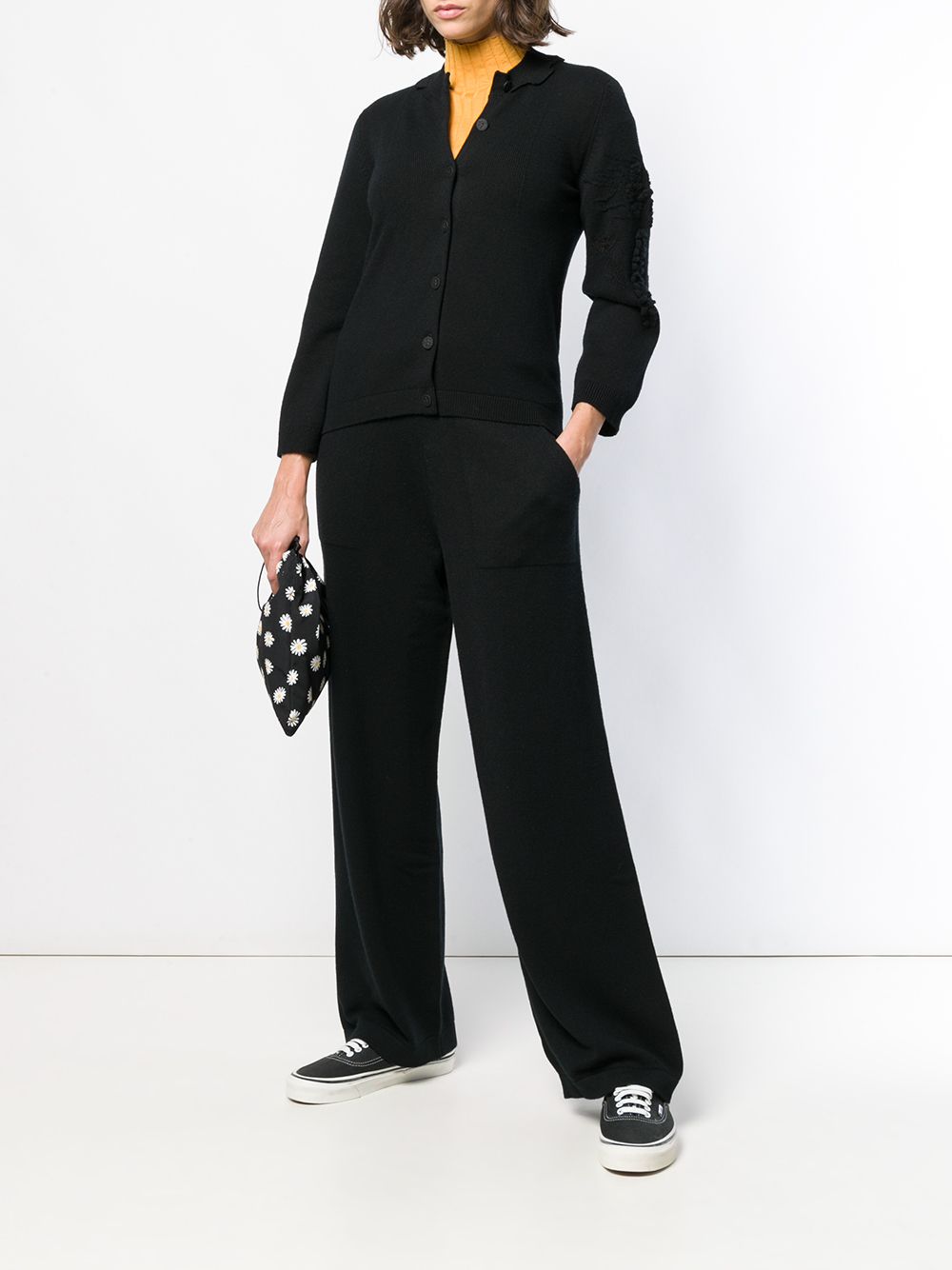 BARRIE Barrie Flared Knitted Trousers