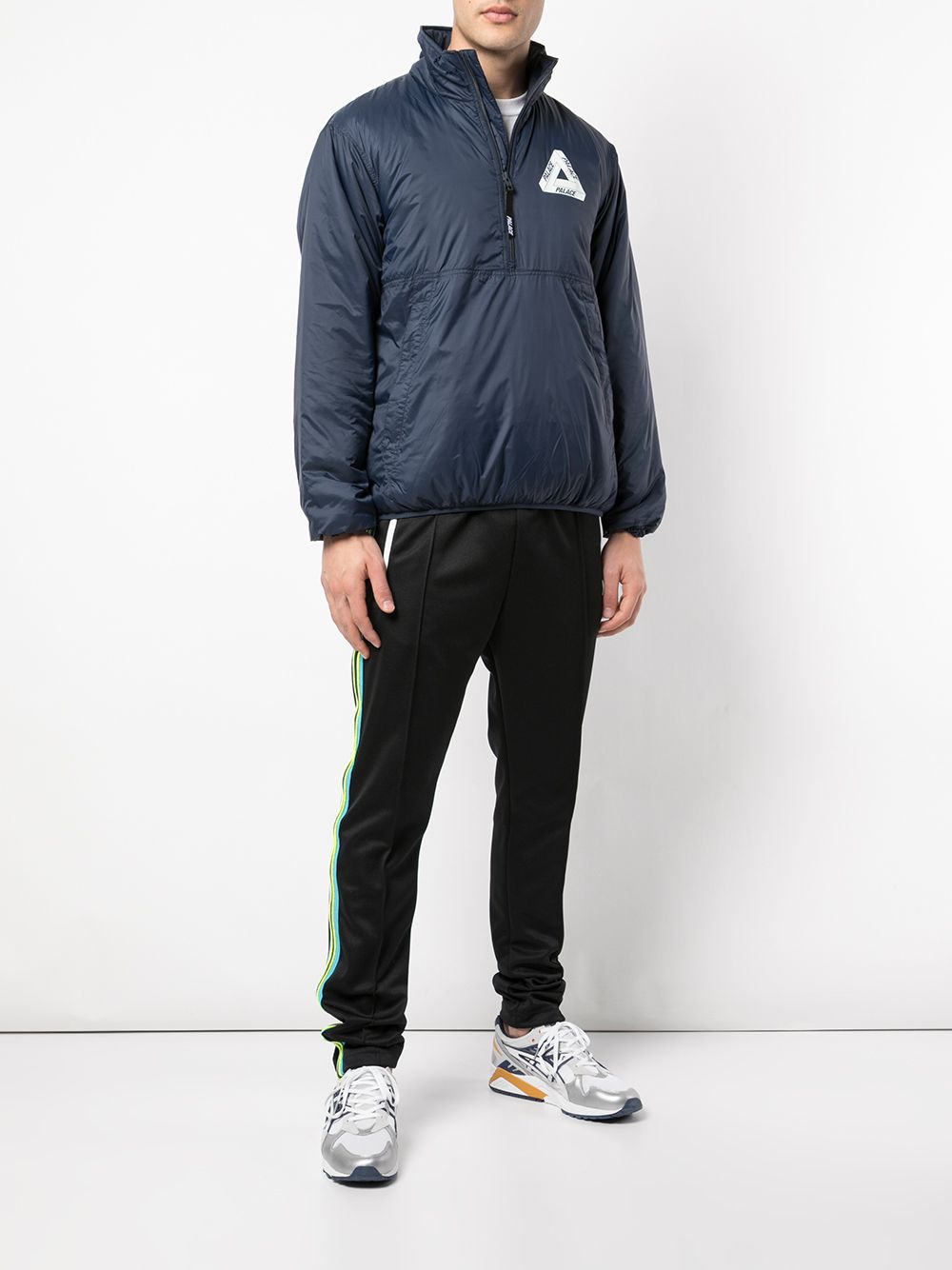Palace Packable Thinsulate Half-Zip Jacket - Blue | Editorialist Palace Packable Thinsulate Half-Zip Jacket - Blue | Editorialist