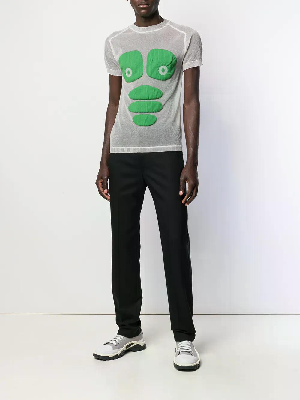 WALTER VAN BEIRENDONCK WALTER VAN BEIRENDONCK Metallic Glitter T-Shirt