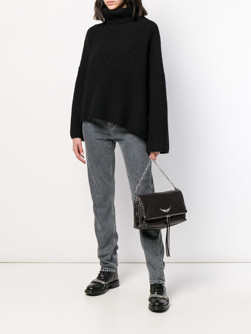 ZADIG&VOLTAIRE Zadig&Voltaire Rocky Foldover Crossbody Bag