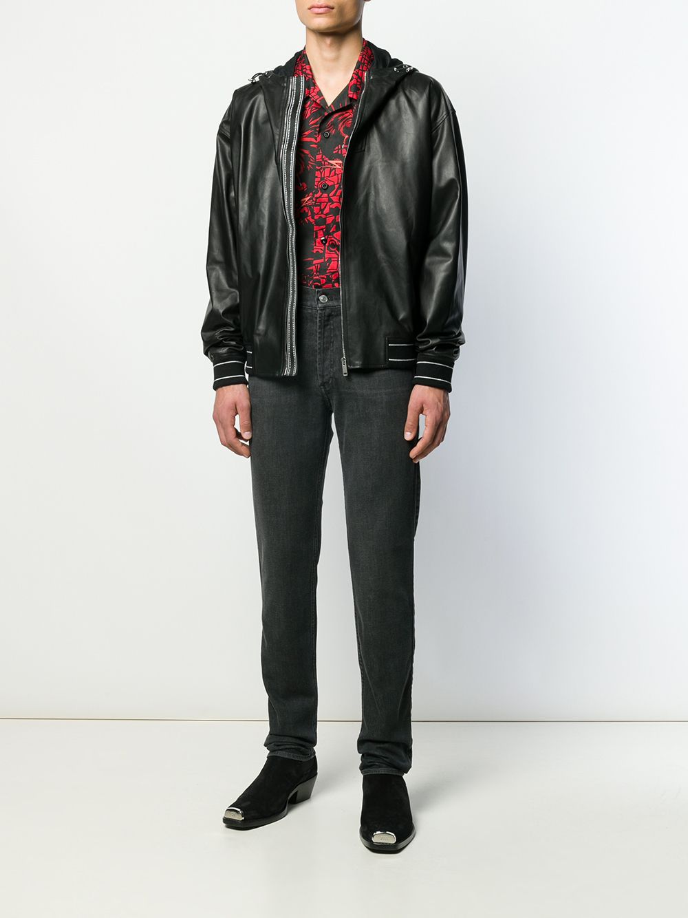 GIVENCHY Givenchy Distressed Slim Fit Jeans