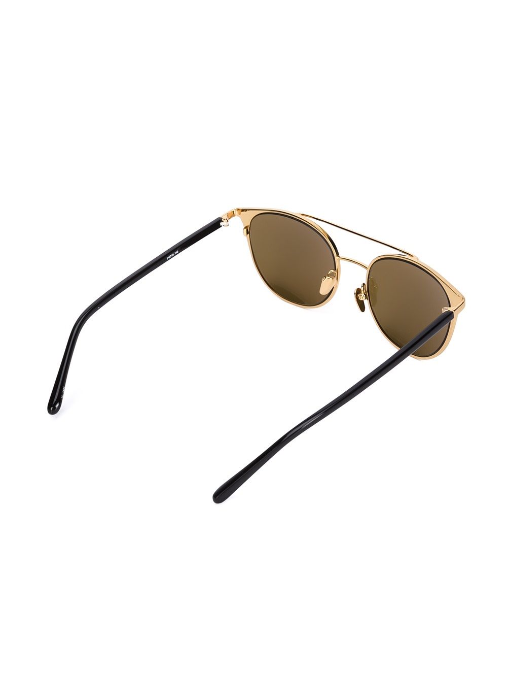 Buy Linda Farrow Mirrored Sunglasses - Metallic At 19% Off  display picture 1
