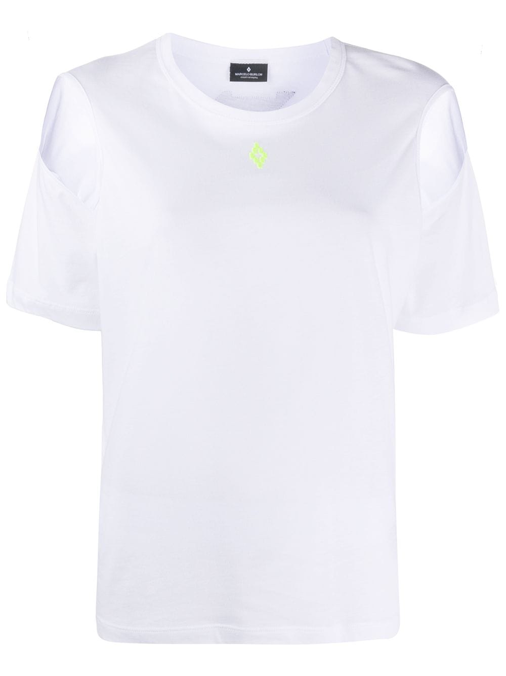 COUNTY OF MILAN T-shirt with Cold Shoulder