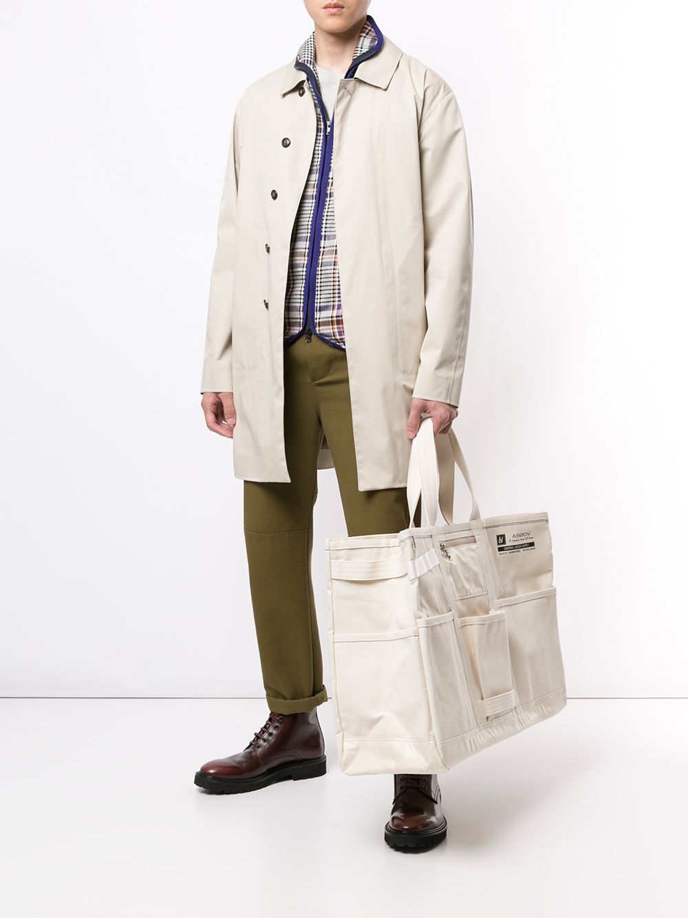 AS2OV As2ov Alberton Canvas Tote Bag