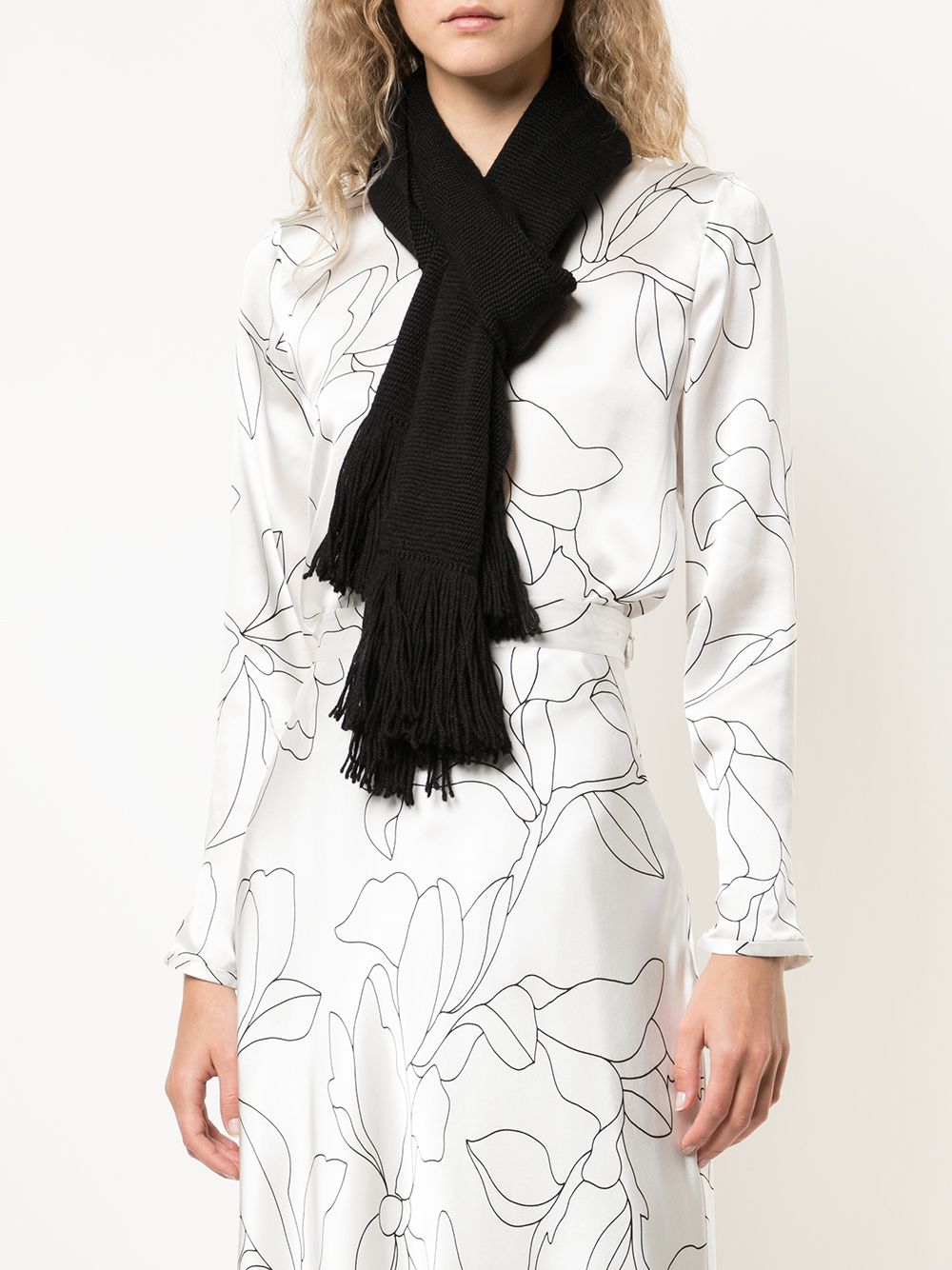 VOZ VOZ Fringed Scarf