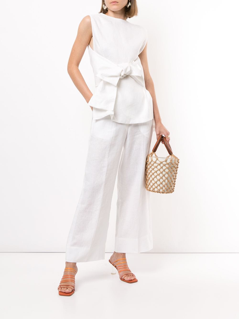 BAMBAH Bambah Tie-Front Tunic