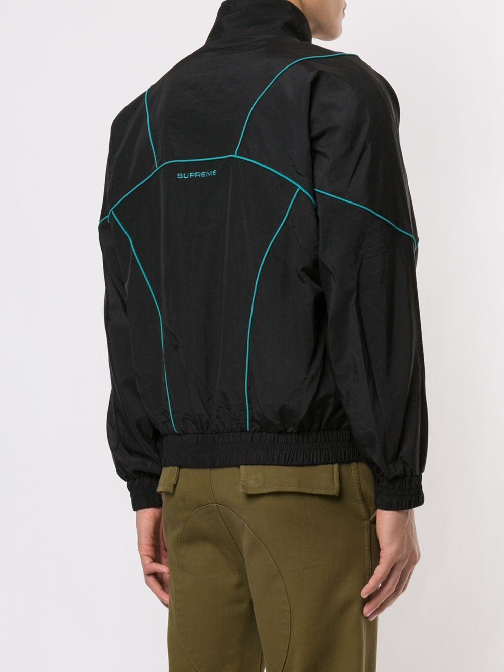 Supreme Piping Track Jacket - Black | Editorialist