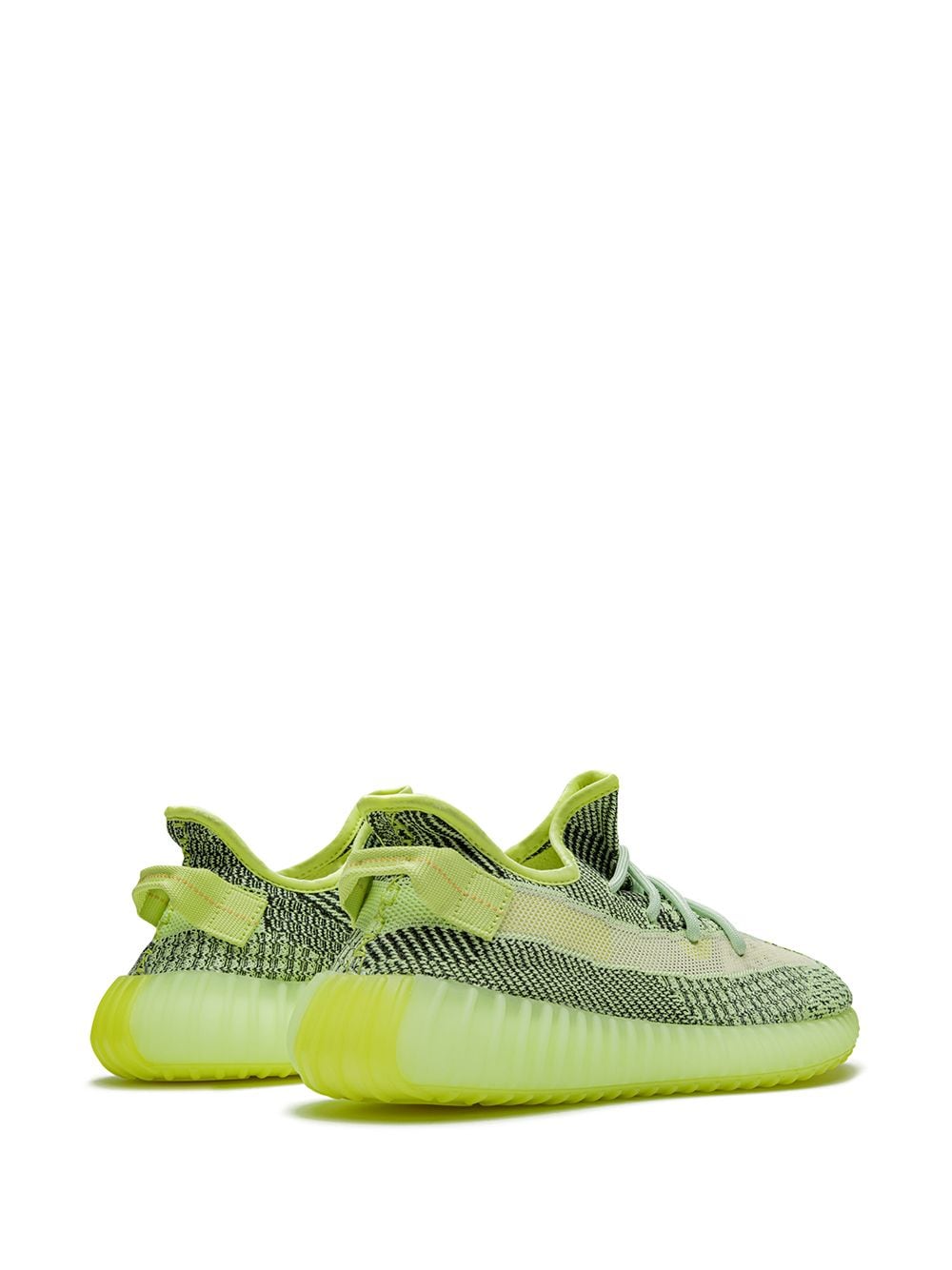 grey and lime green yeezys