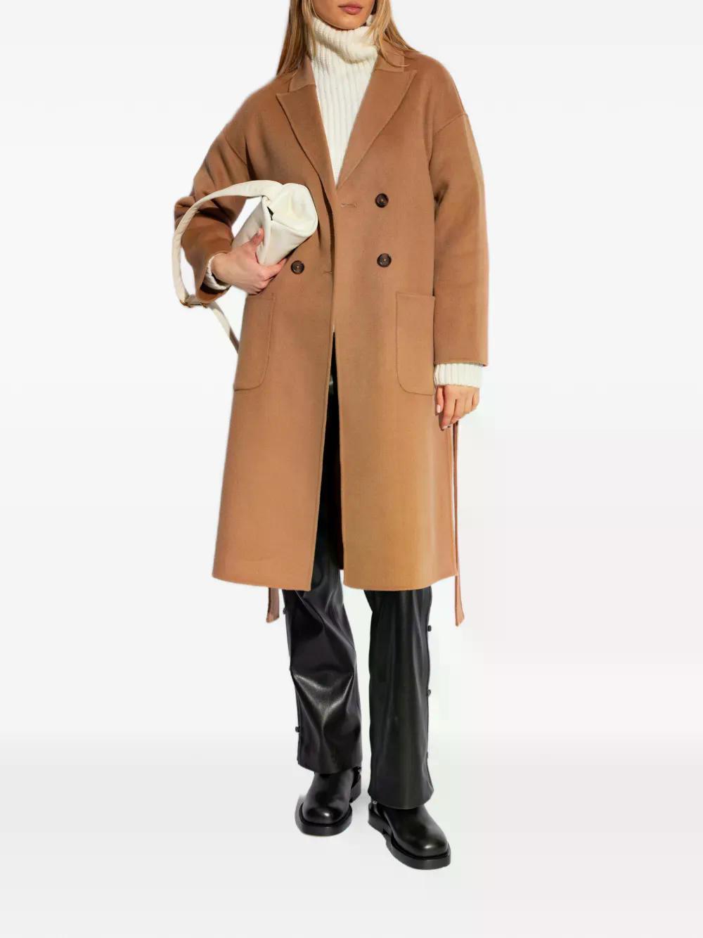 ANINE BING ANINE BING Dylan Belted Double-Breasted Coat