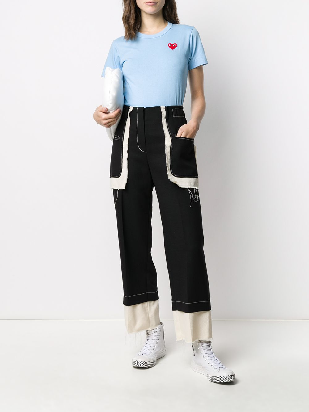 PLAY COMME DES GARCON Comme Des Garçons Play Heart Logo T-Shirt