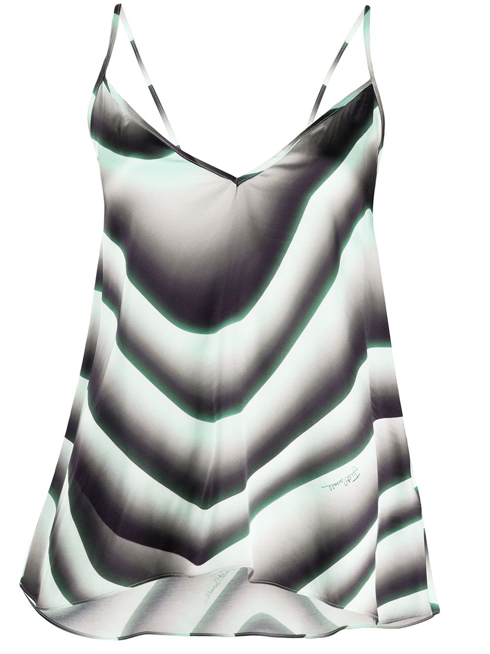 LUUKAA LUUKAA Echo Abstract Sketch Print Balloon Silhouette Poplin Pants