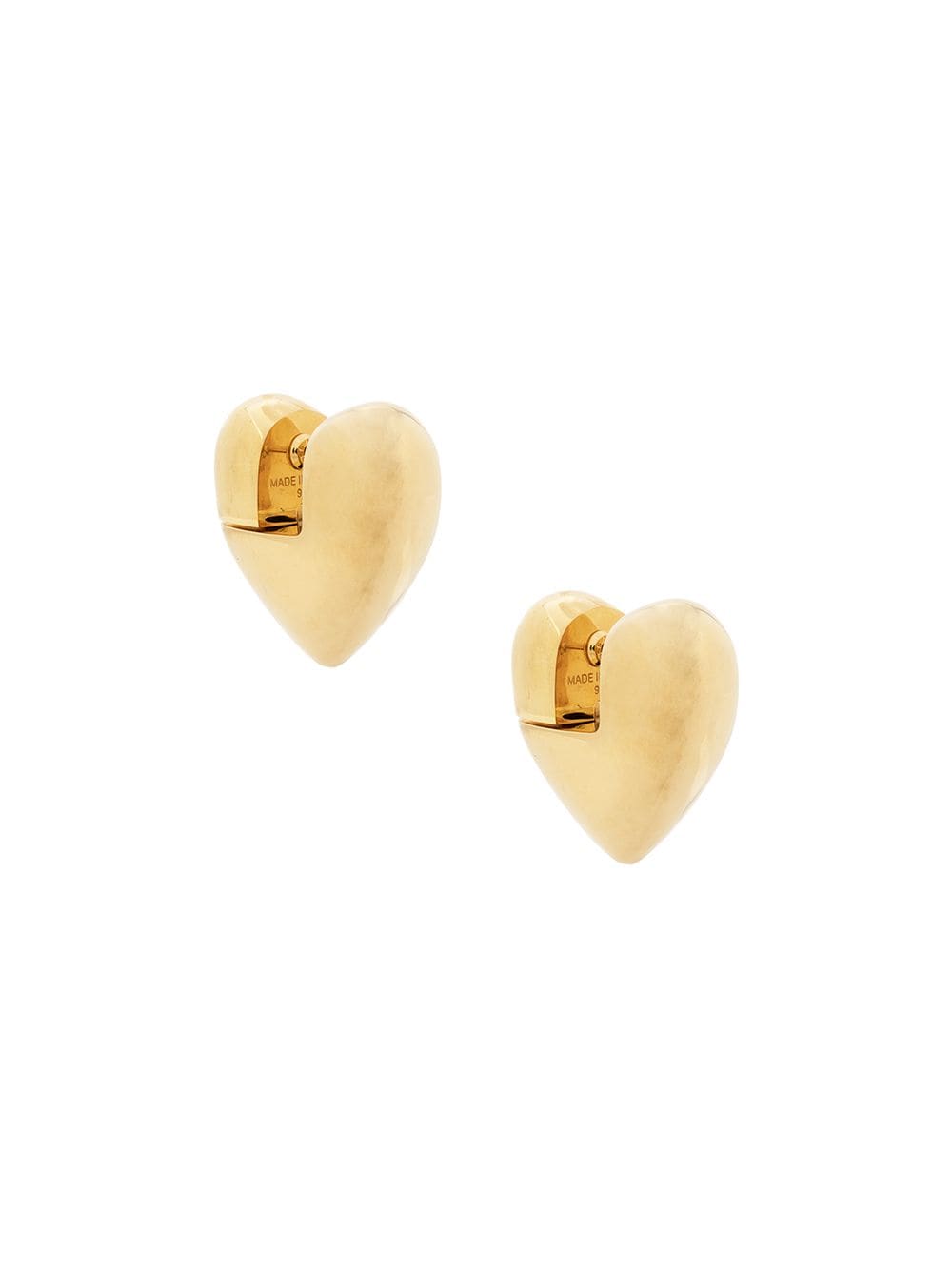 Ambush 3d Heart Earring - Gold | Editorialist