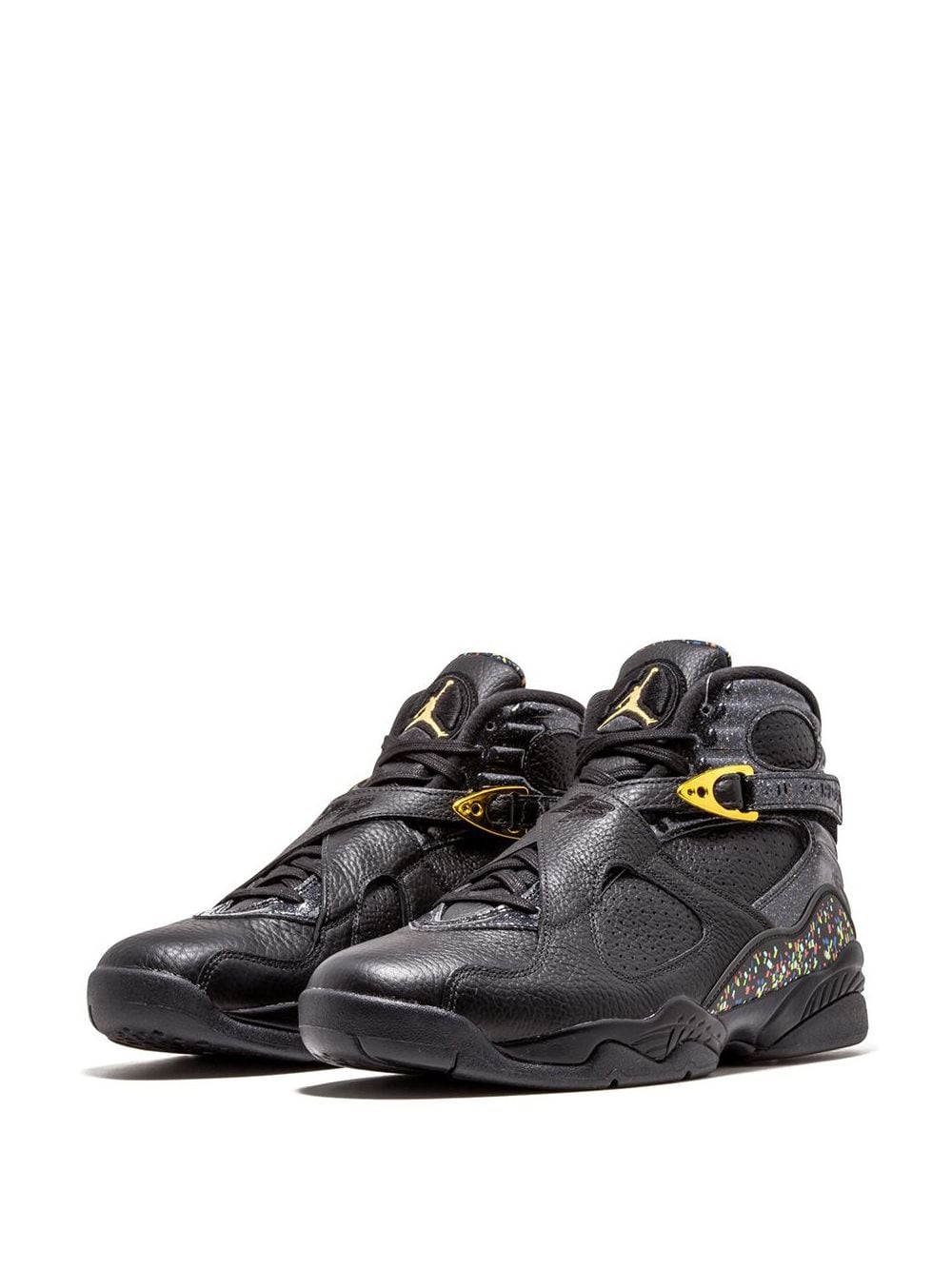 Jordan Air Retro C&C Confetti Sneakers - Black | Editorialist display picture 1
