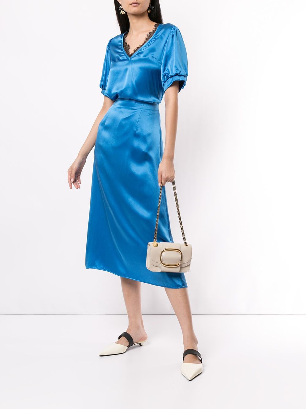 MACGRAW Macgraw Shadow Midi Skirt