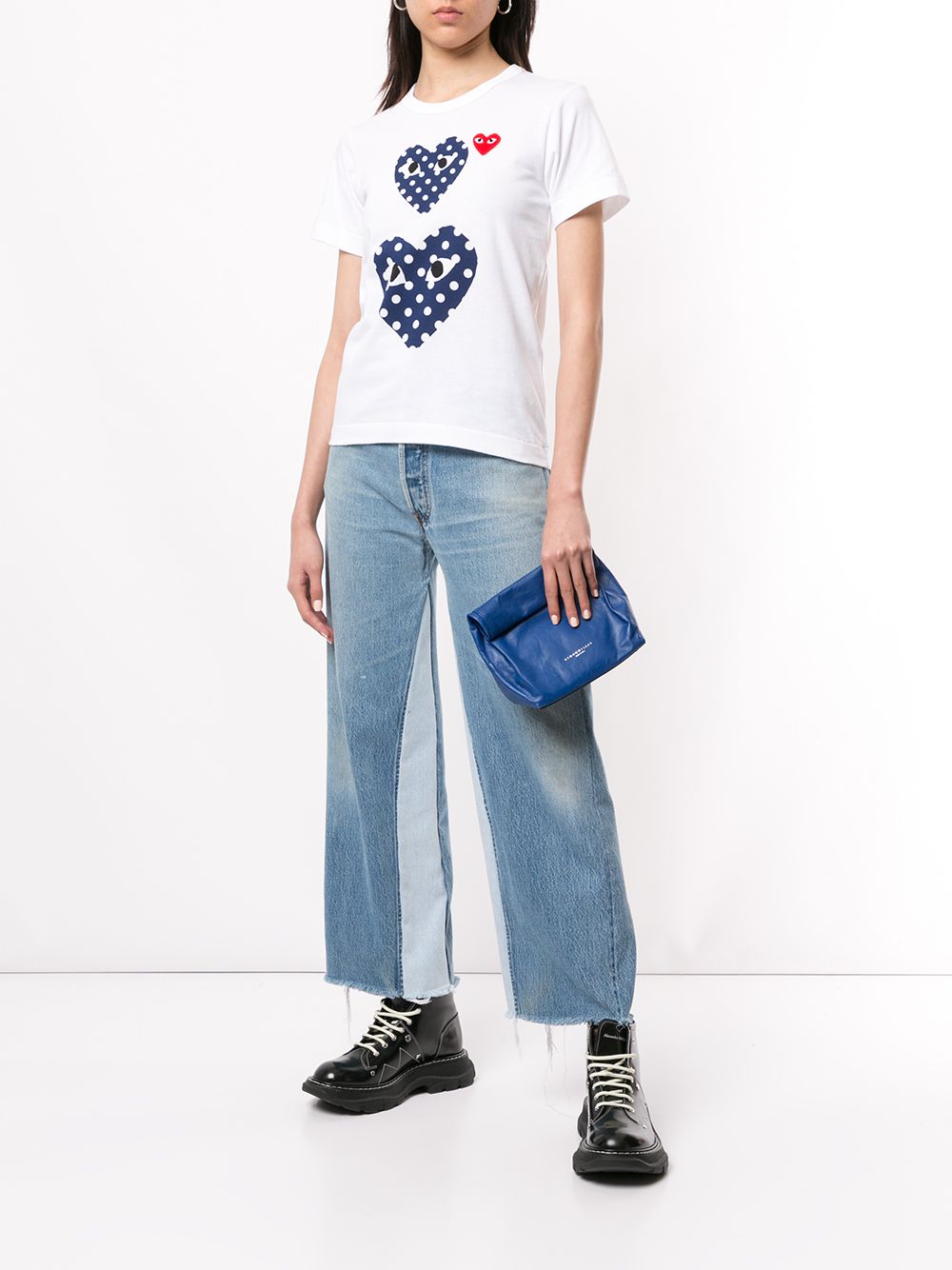 PLAY COMME DES GARCON Comme Des Garçons Play heart-print T-shirt