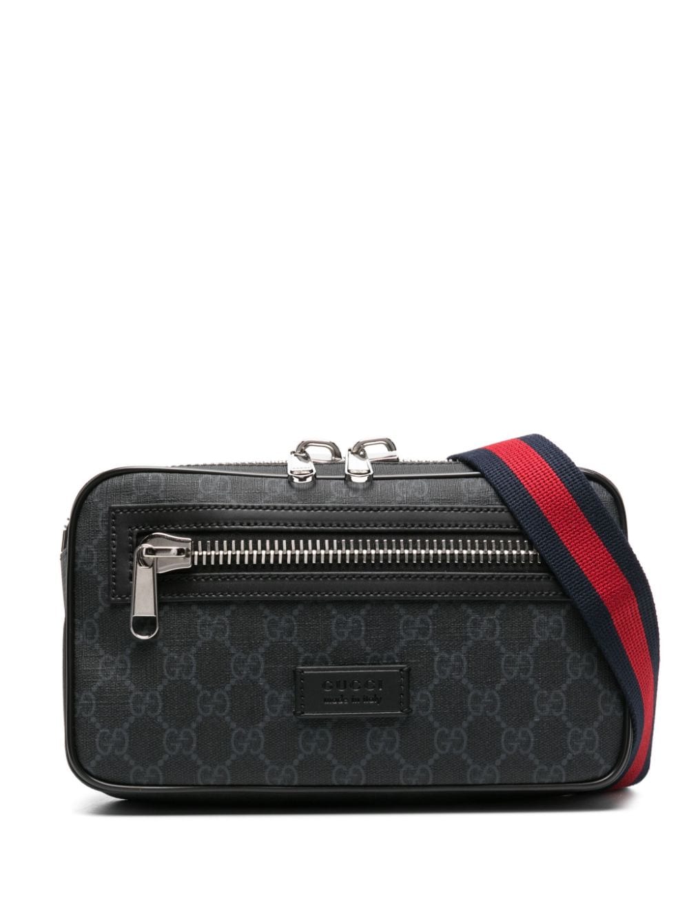 Gucci Gg Supreme Belt Bag - Black | Editorialist