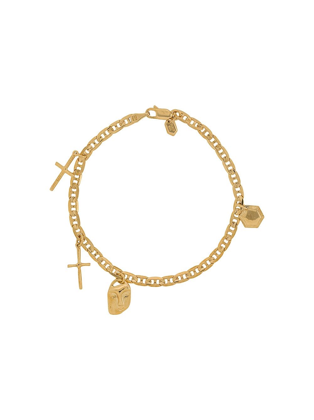 Maria Black Friend Charm Bracelet - Gold | Editorialist