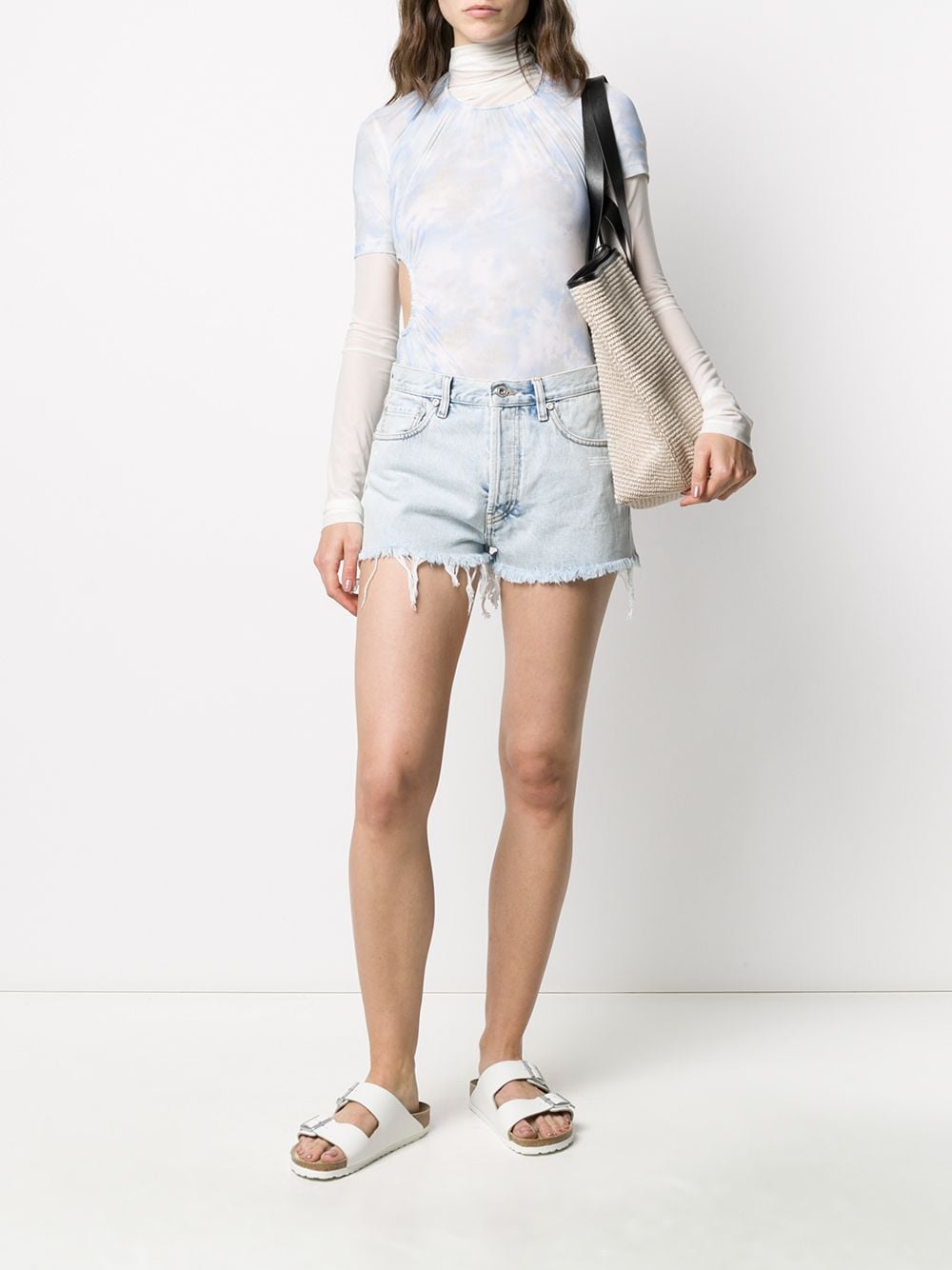 OFF-WHITE Tie-Dye Layered Bodysuit