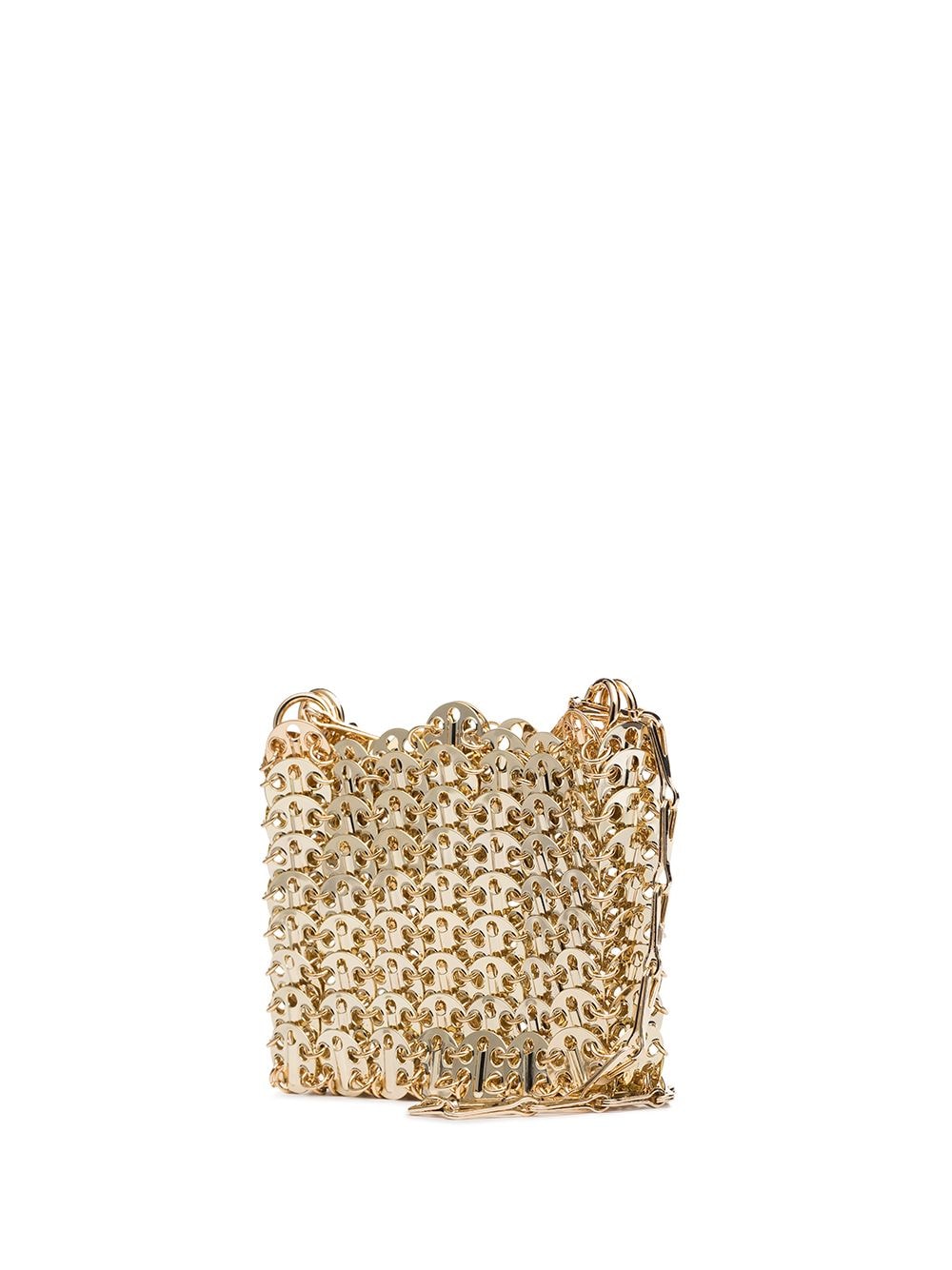 Rabanne Nano 1969 Shoulder Bag - Gold | Editorialist