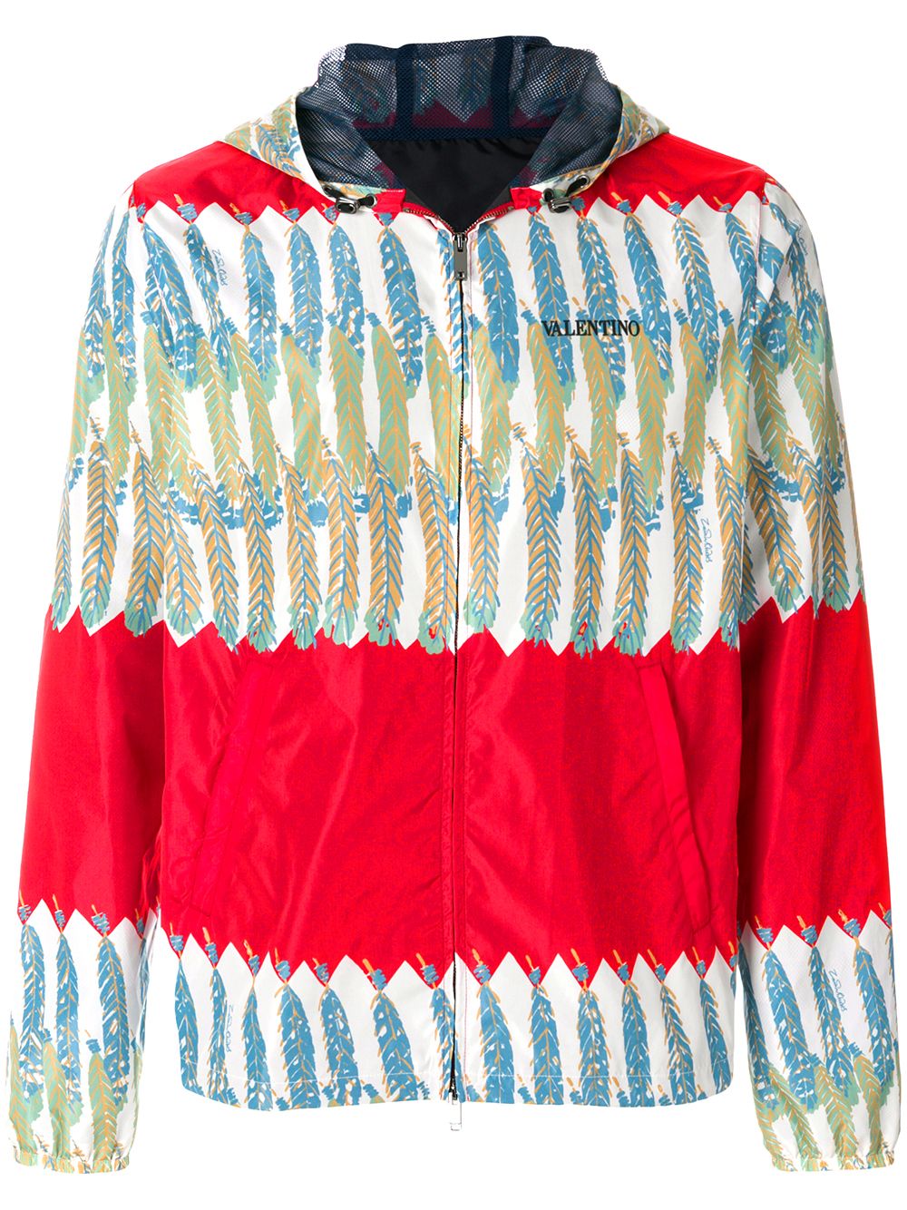 VALENTINO Valentino Garavani Patterned Zip-Up Jacket