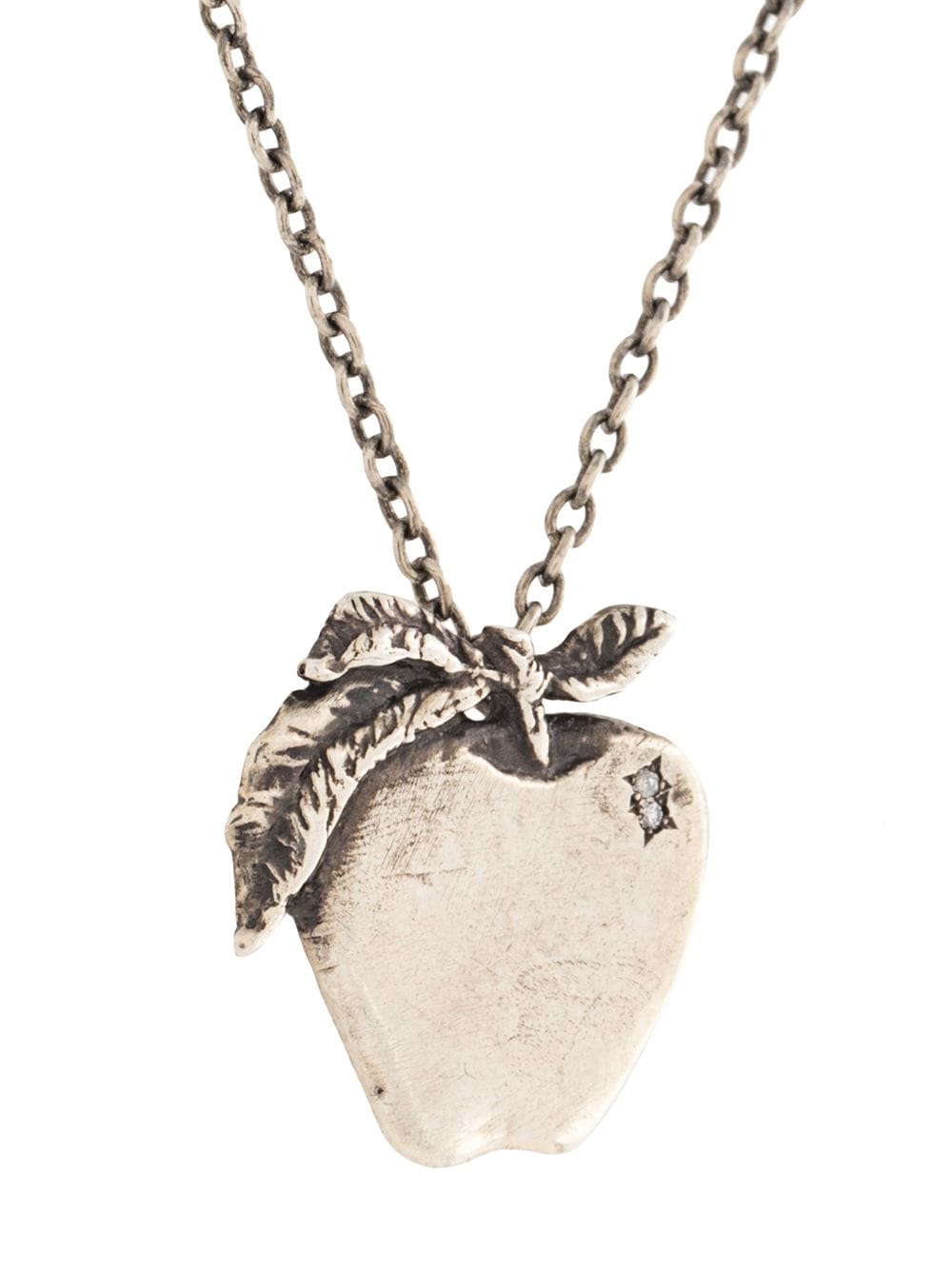 Undercoverism Apple Necklace In Silver - 47% Off | Editorialist