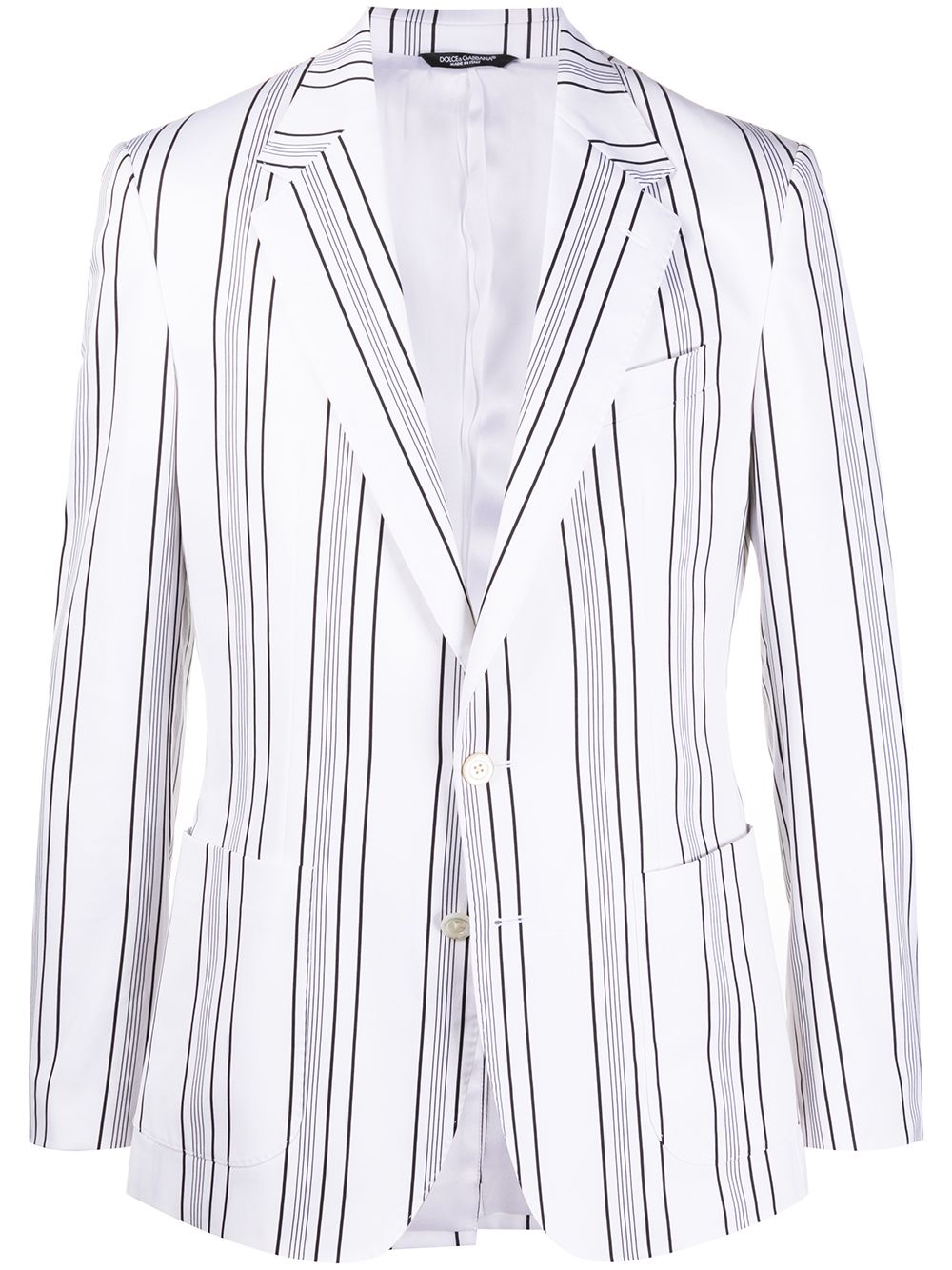 THOM BROWNE Thom Browne Striped Seersucker Cuff Shorts