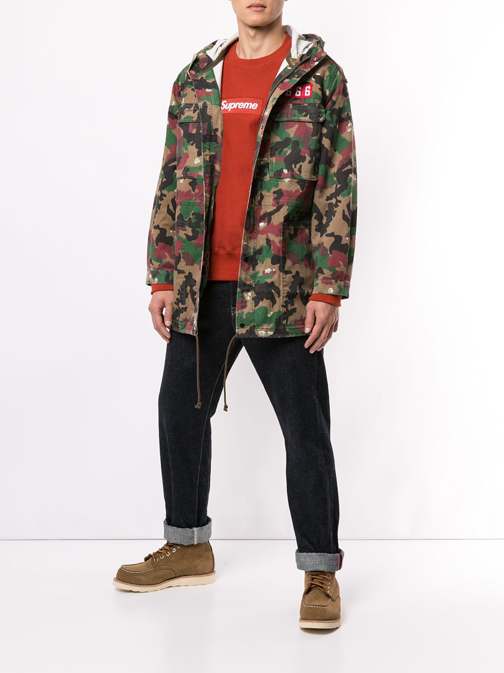 Supreme Field Hooded Parka Jacket - Multicolour | Editorialist