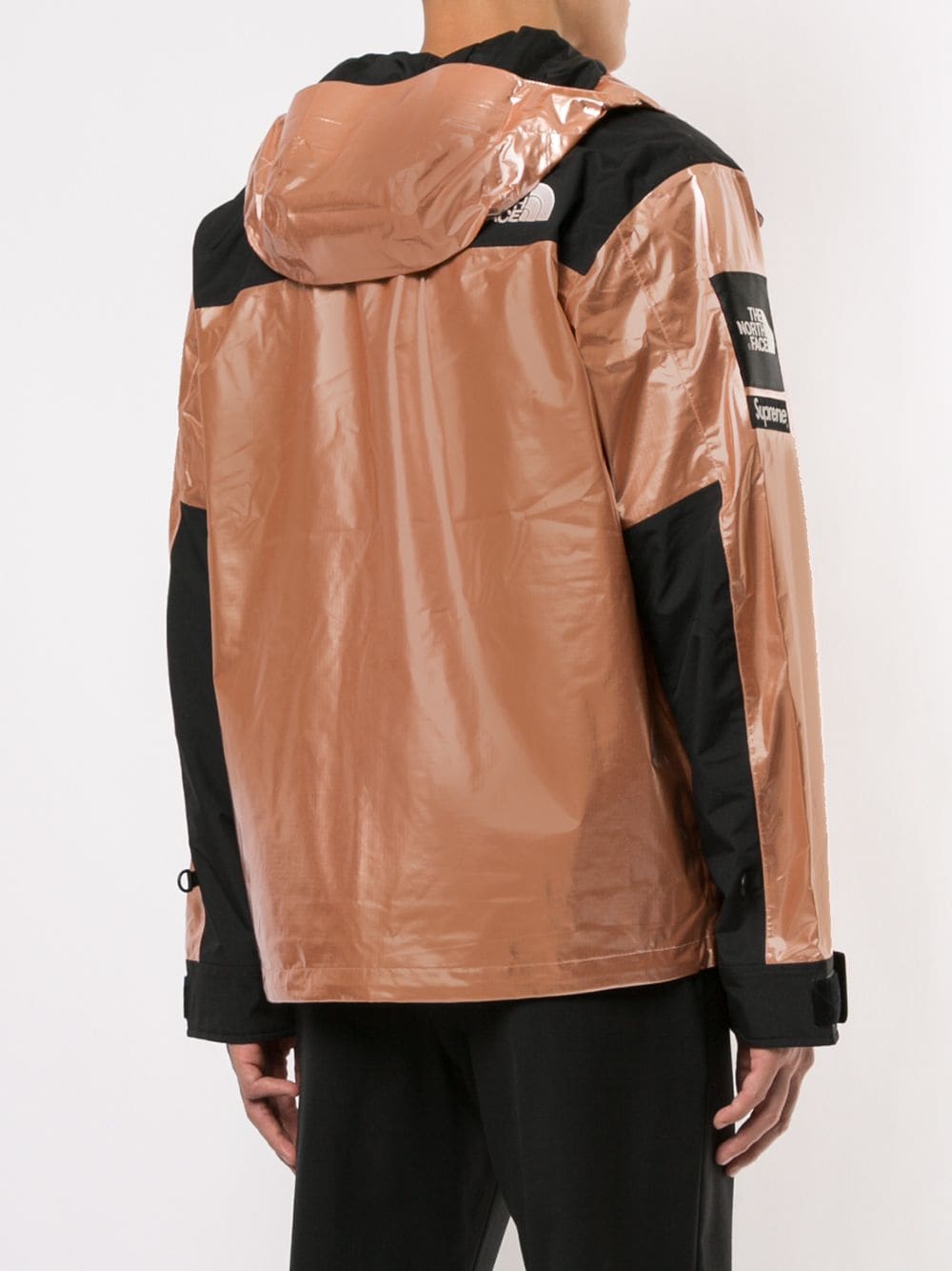 Supreme X The North Face Metallic Mountain Parka In Gold - 24% Off