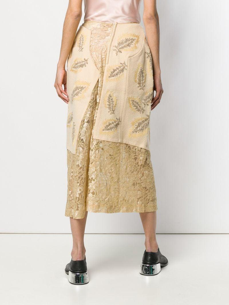 COMME DES GARÇONS 1997 Lace Panelled Skirt