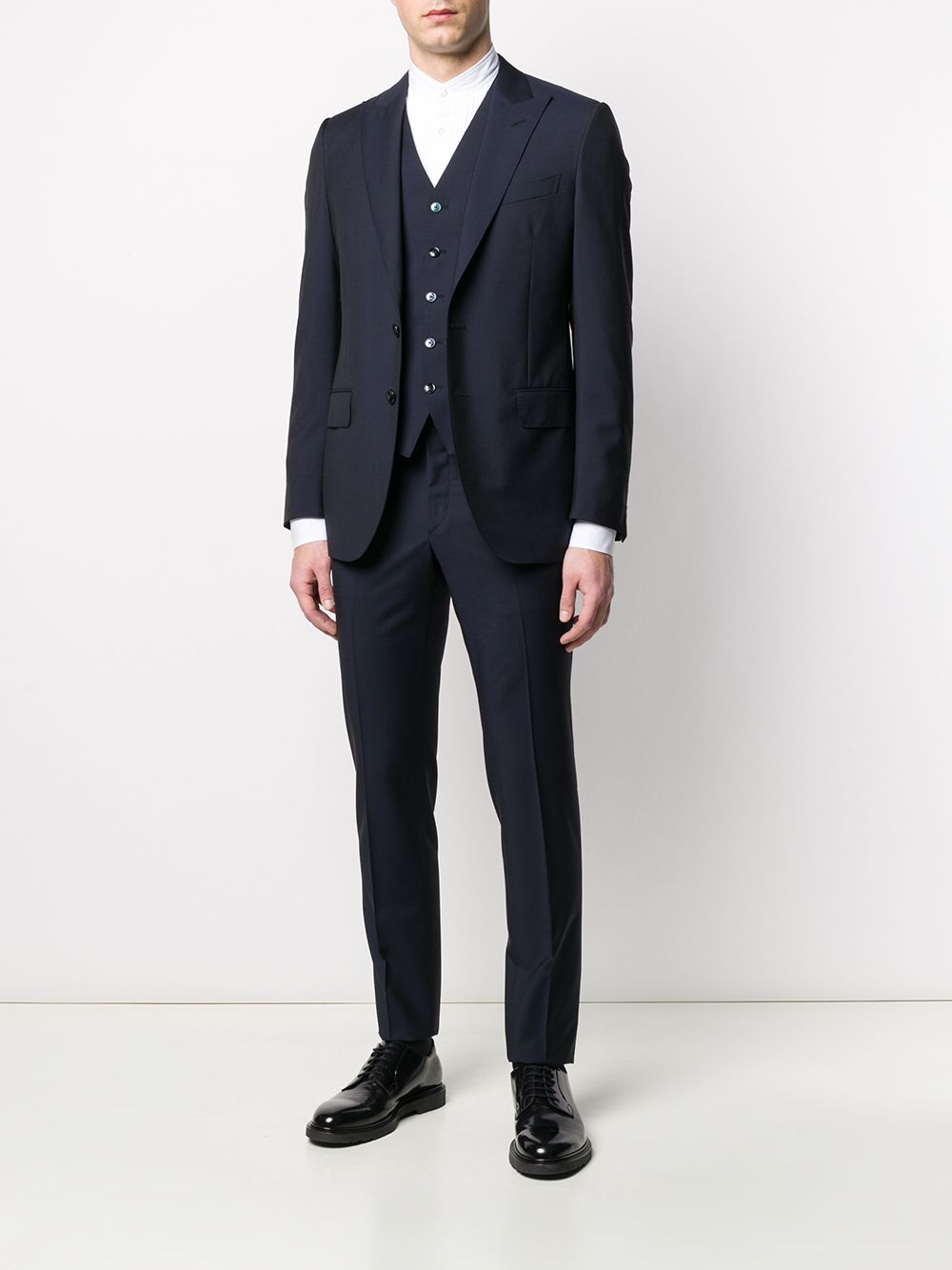DELL'OGLIO V-Neck Single-Breasted Waistcoat