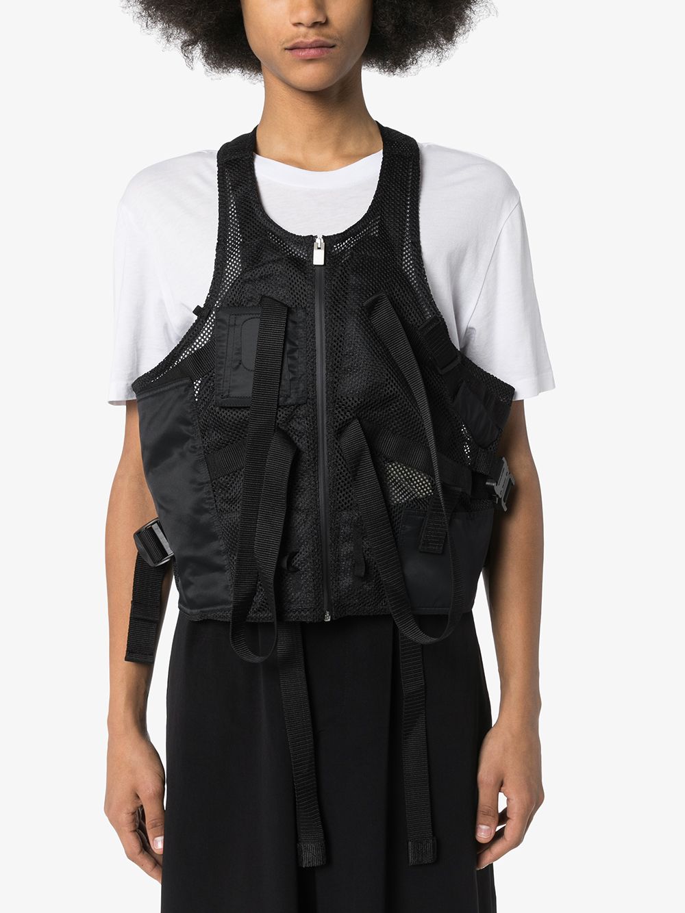 1017 Alyx 9sm Tactical Zip-up Vest - Black | Editorialist