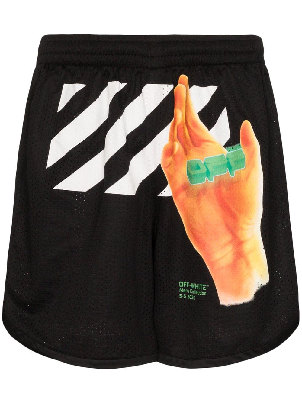 OFF-WHITE Logo Track Shorts