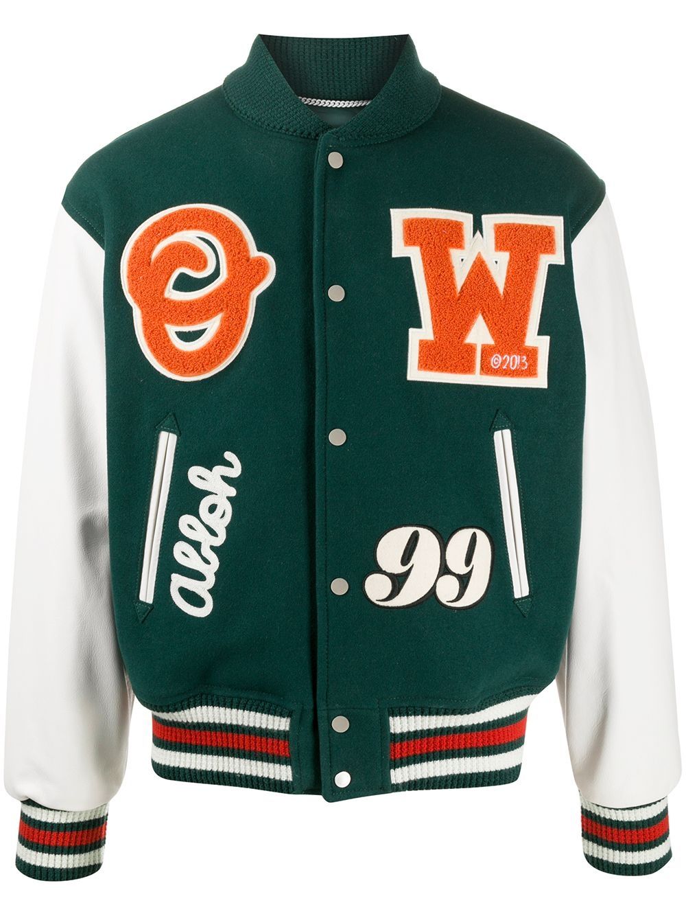 Logo Patches Varsity Jacket - Editorialist