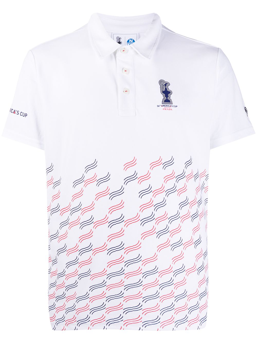 North Sails X 36th America'S Cup Presented Prada Polo Shirt In