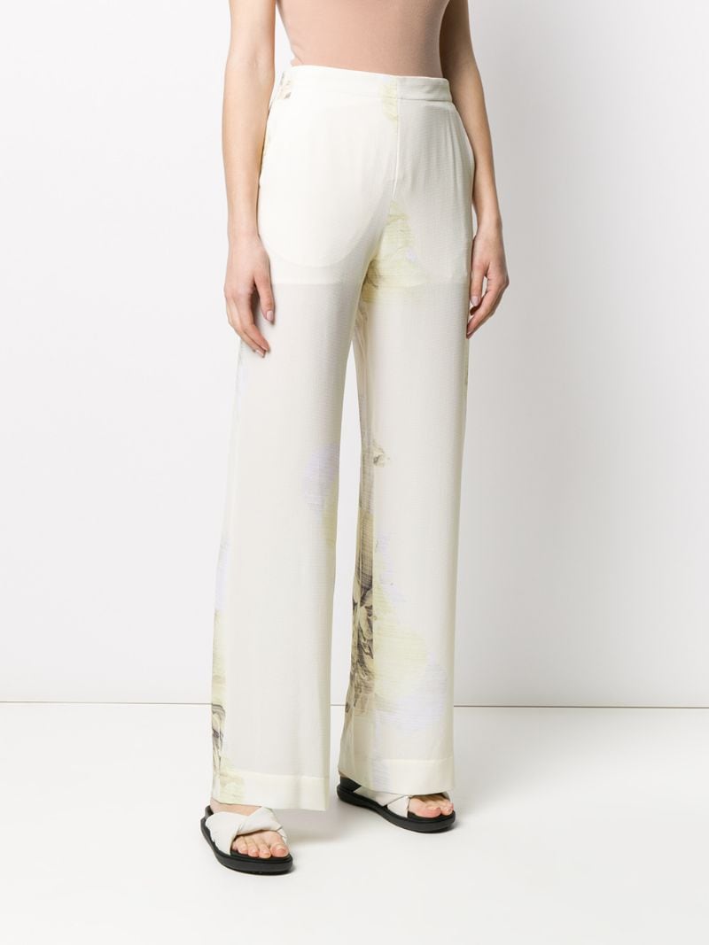 BAUM UND PFERDGARTEN Floral Print Pull-On Trousers