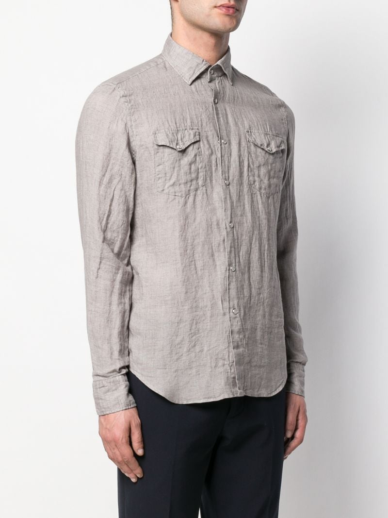 DELL'OGLIO DELL'OGLIO Double Pocket Shirt