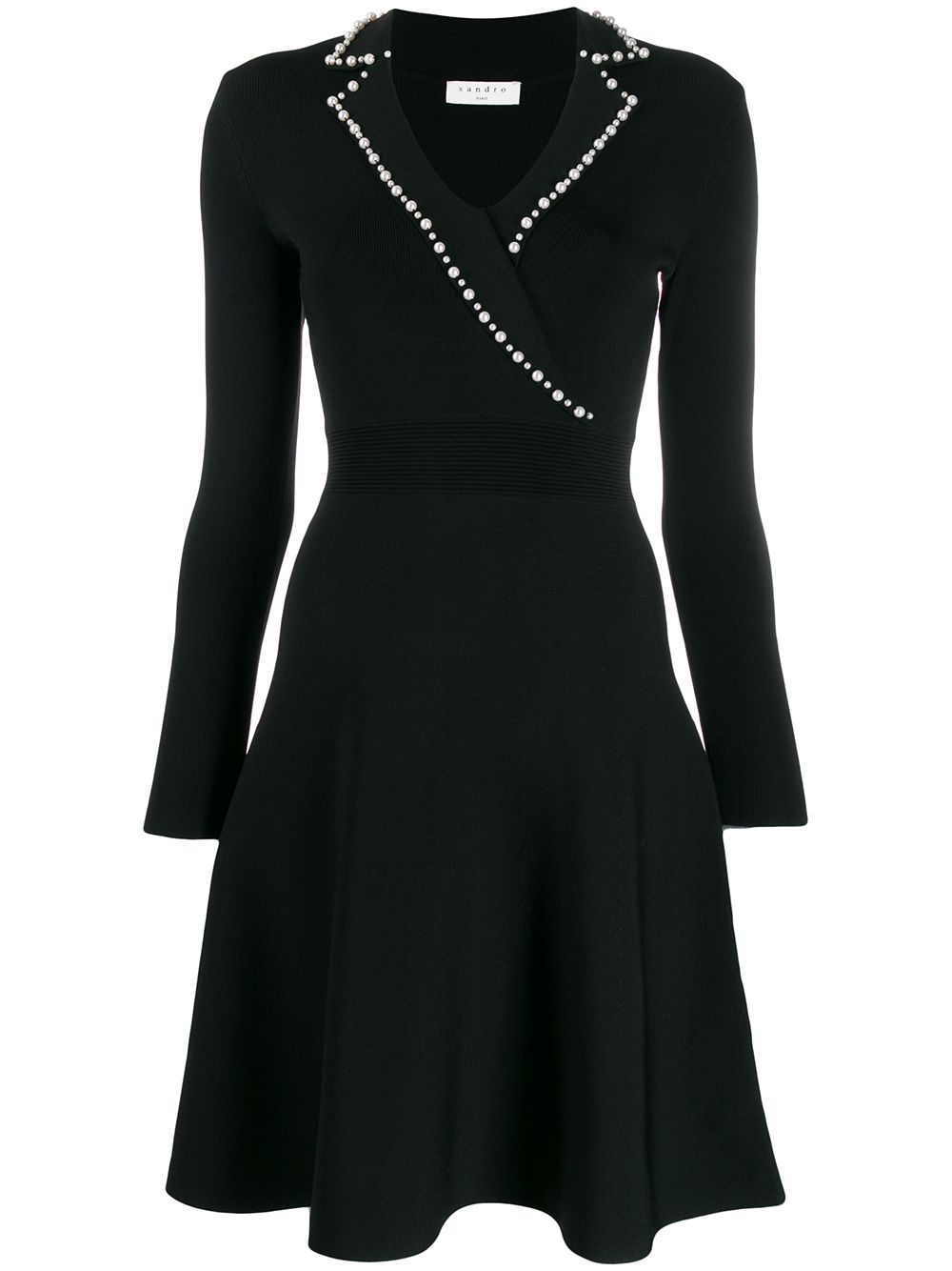 sandro black pearl dress Sandro Pearl Dress
