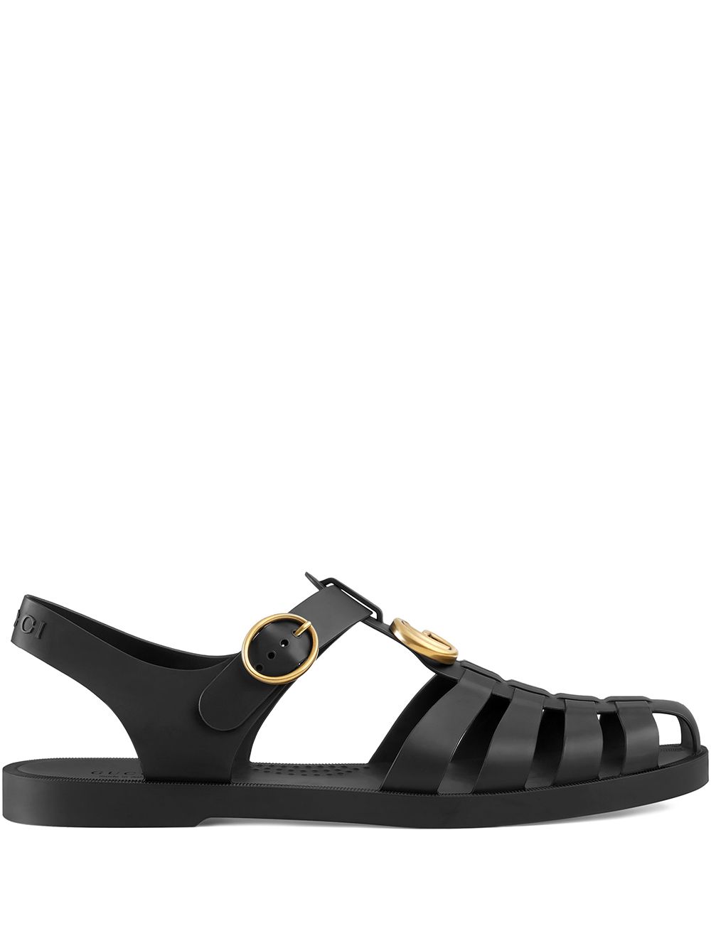 rubber sandals with straps