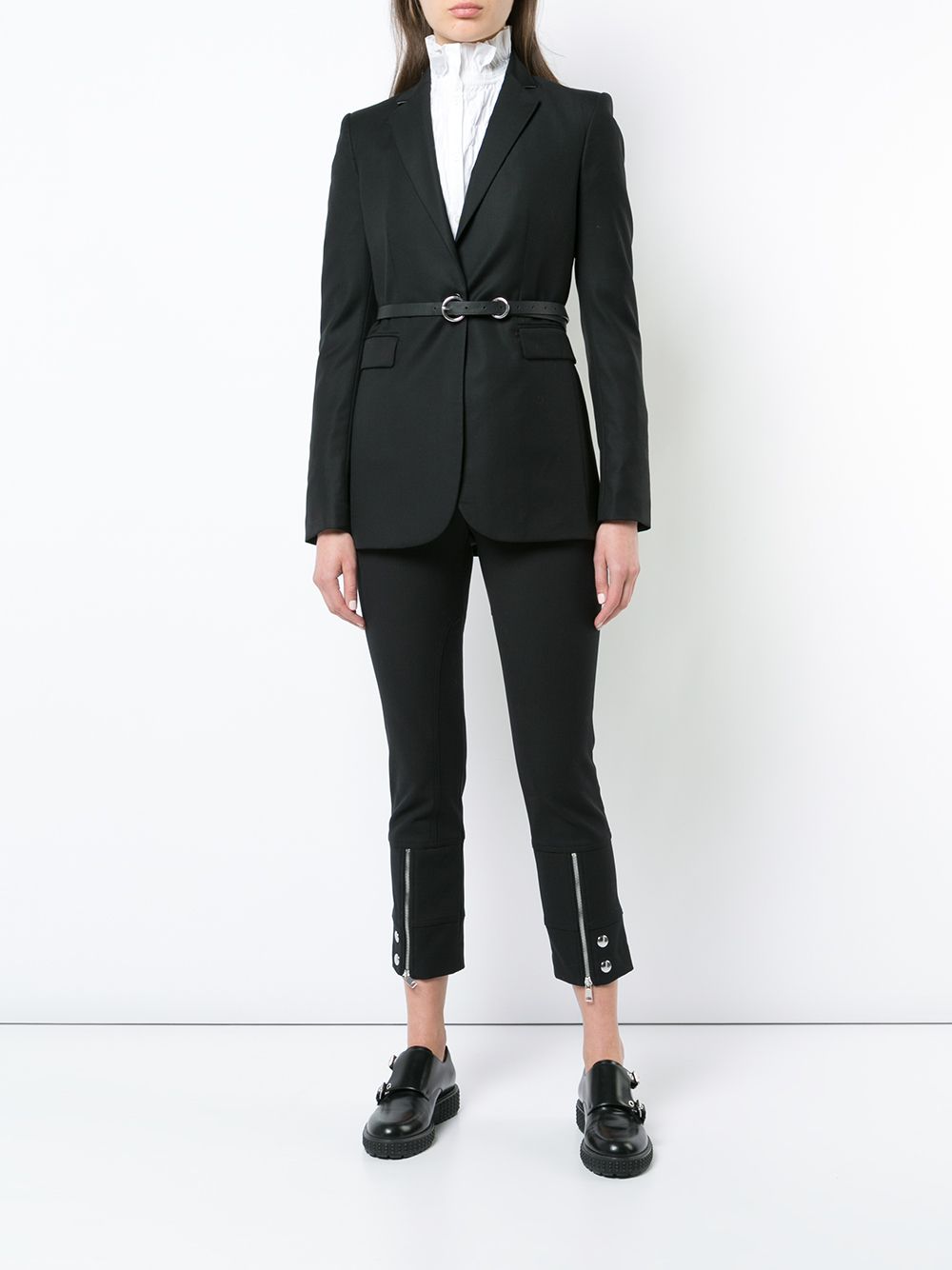 ALEXANDER MCQUEEN Alexander McQueen Cropped Zip Trousers