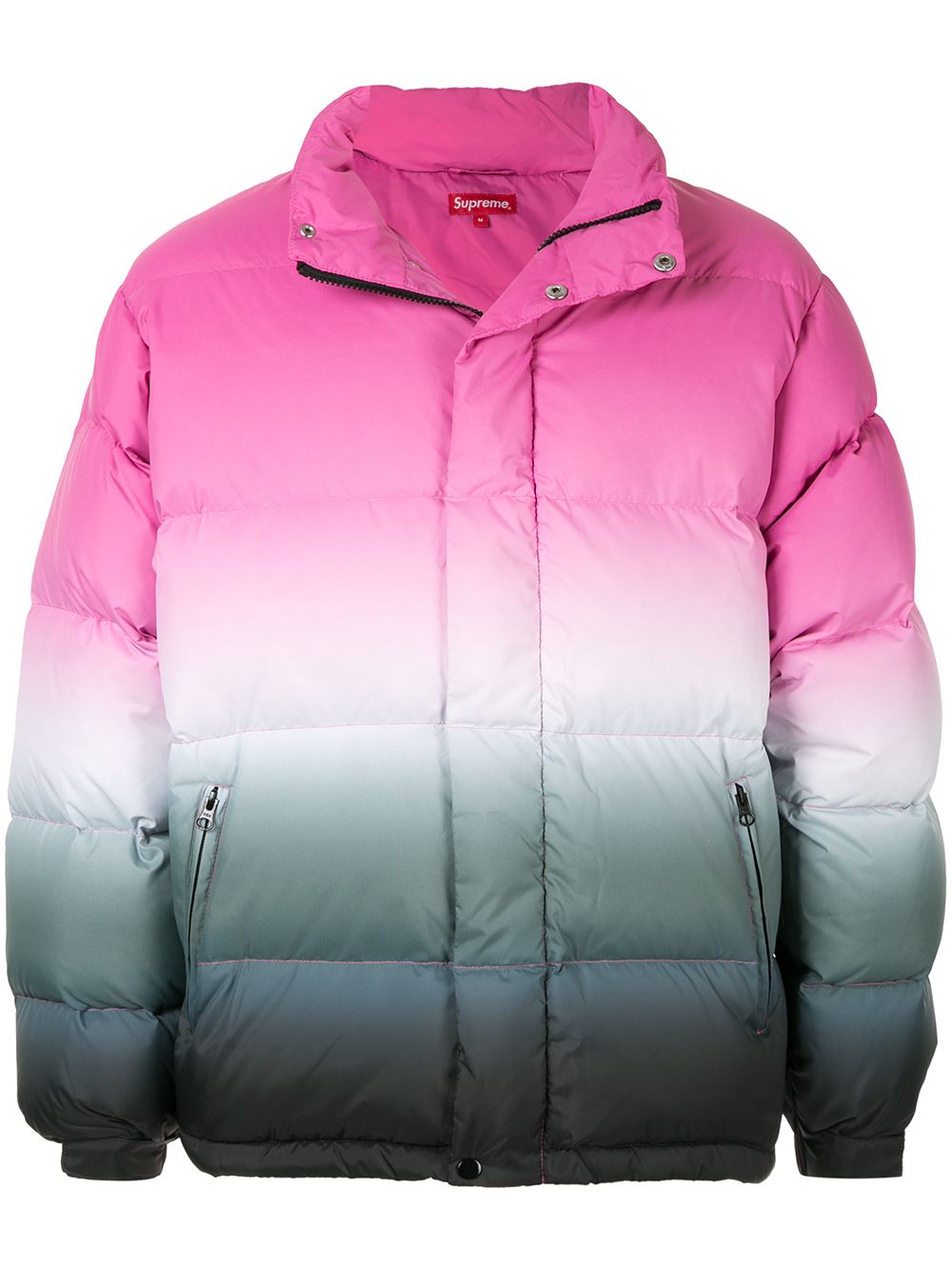 Supreme Gradient Puffer Jacket - Pink | Editorialist