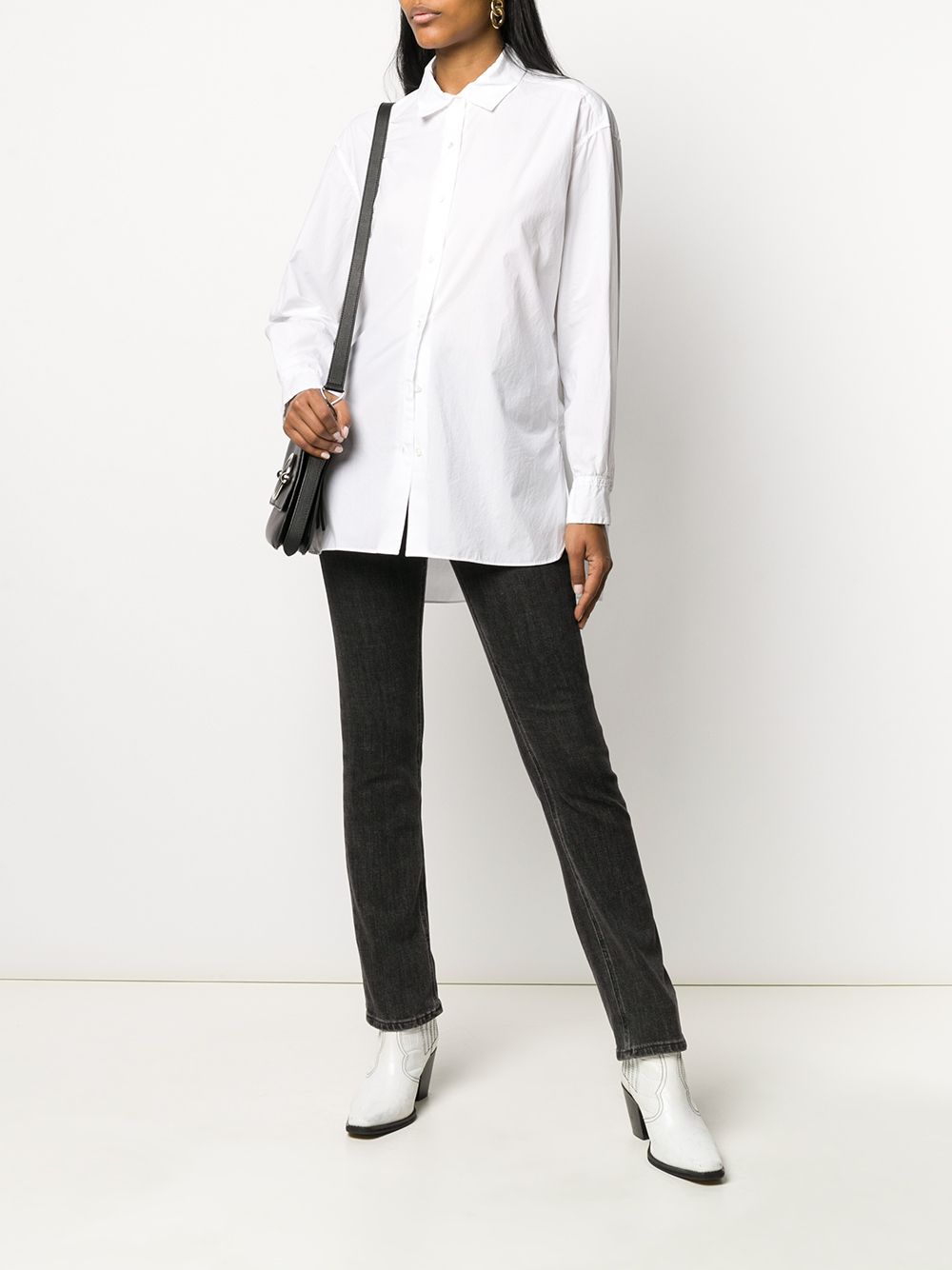 NILI LOTAN Cotton Oversized Shirt