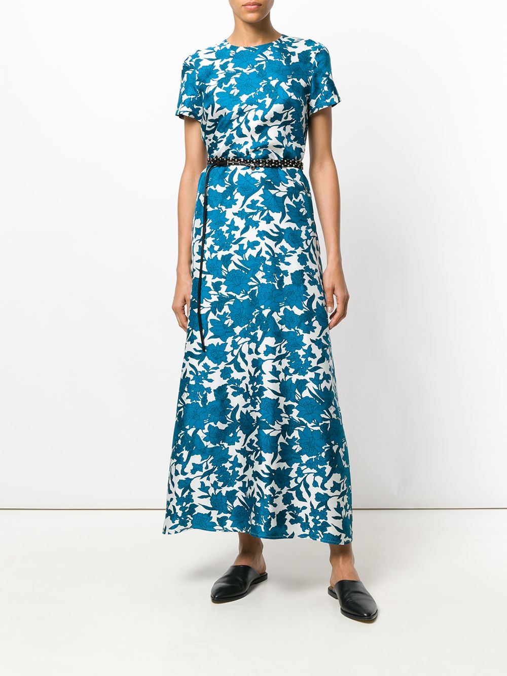 LA DOUBLEJ La DoubleJ Floral Print Maxi Dress
