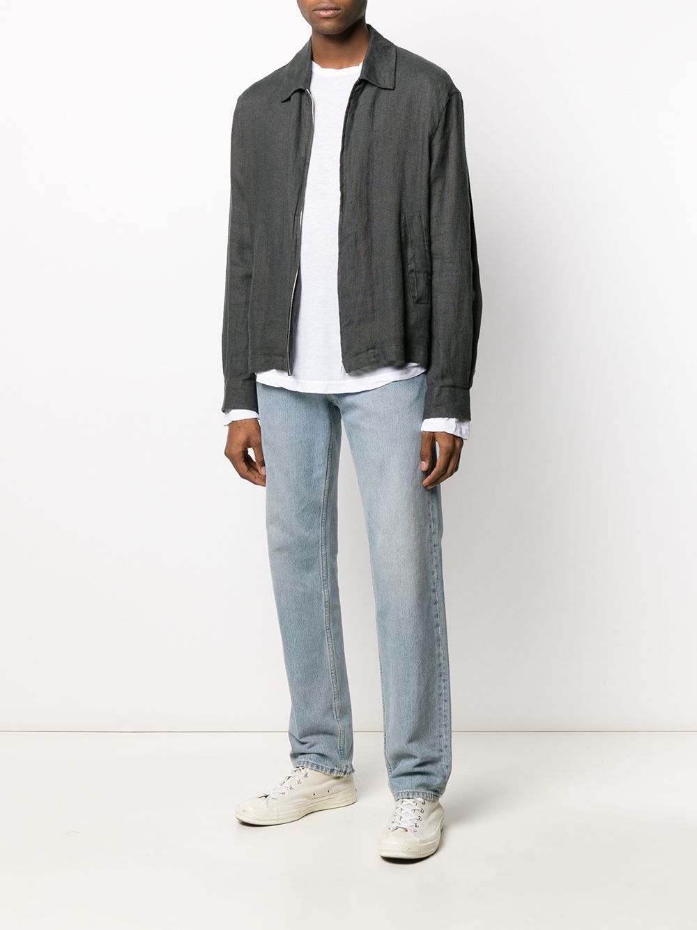 JAMES PERSE JAMES PERSE Cotton Long-Sleeve Crewneck T-Shirt