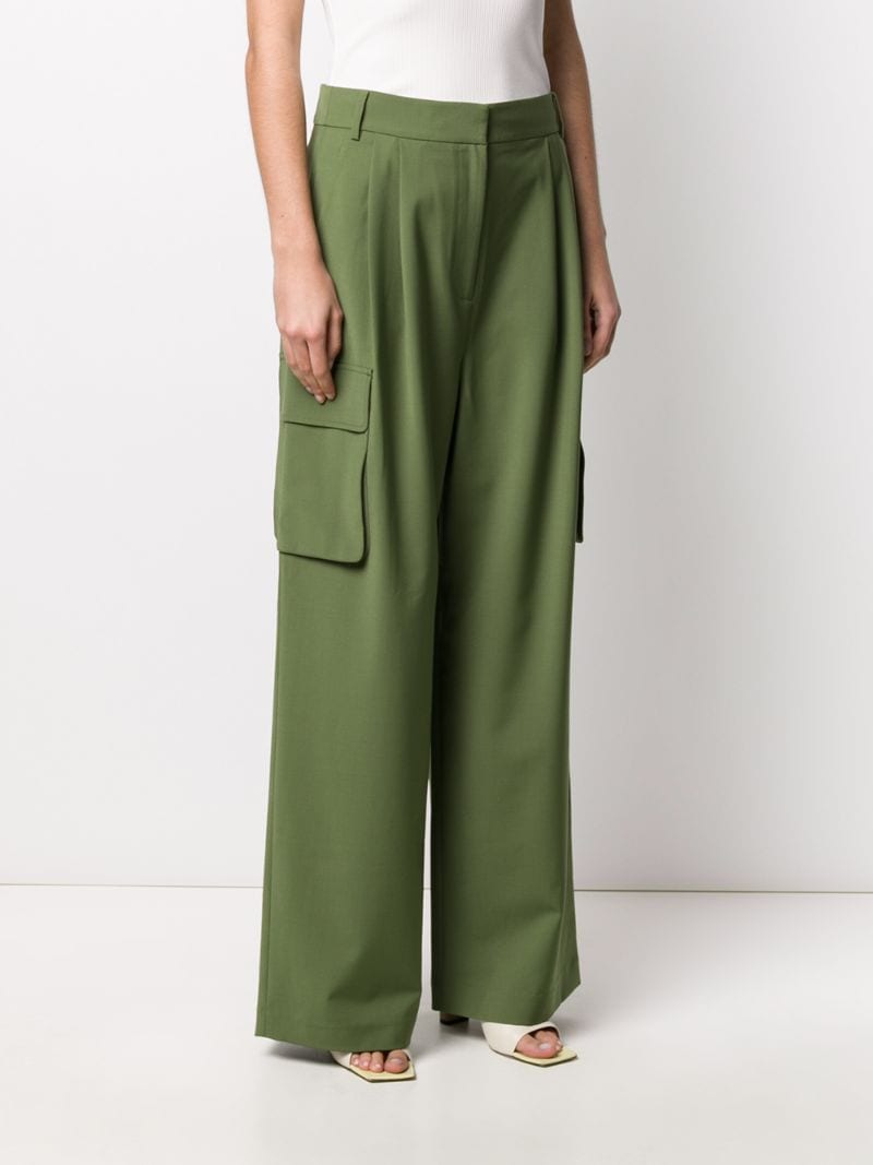 TIBI Cargo Palazzo Trousers