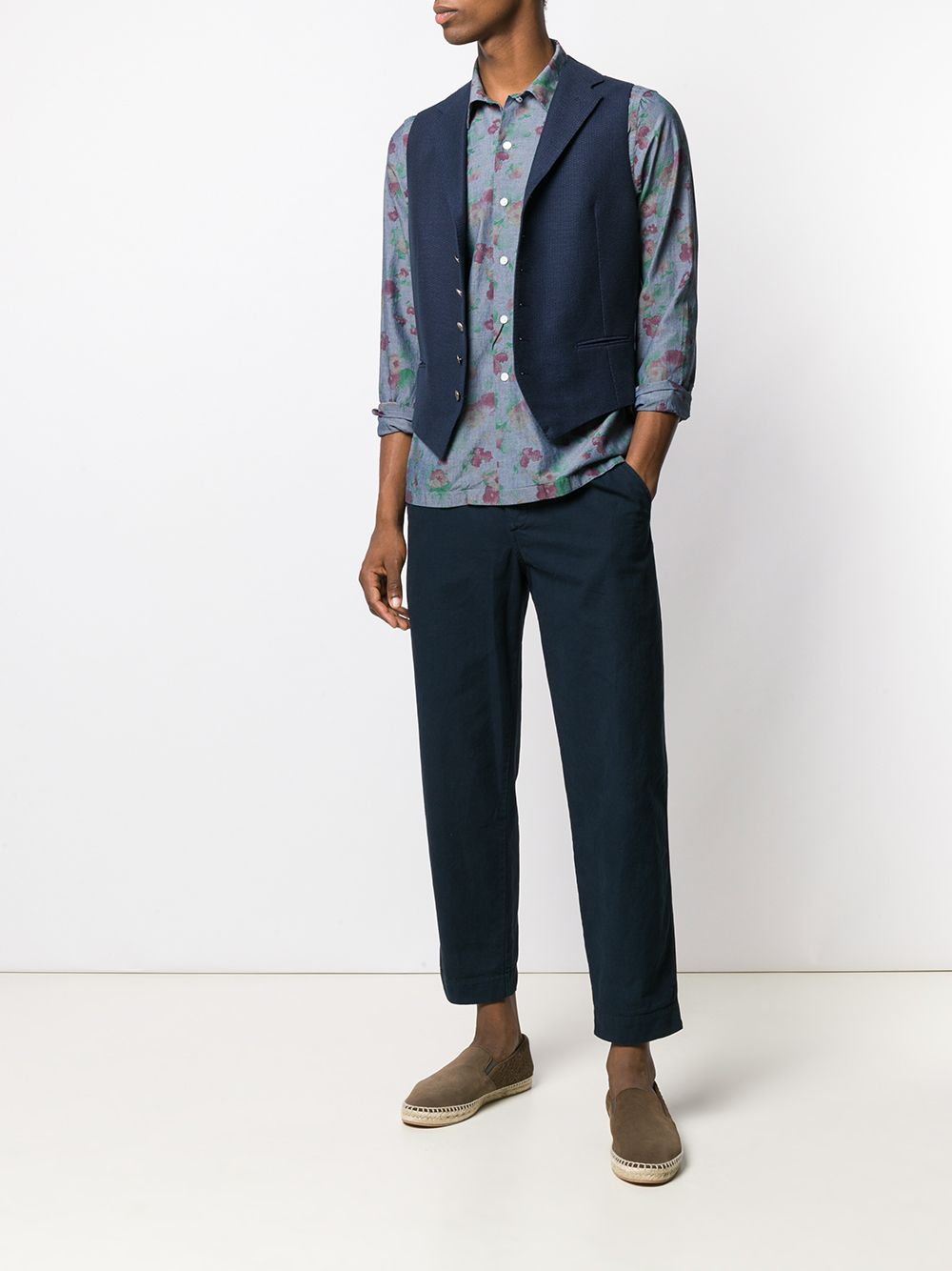 DELL'OGLIO Dell'oglio Floral Print Shirt
