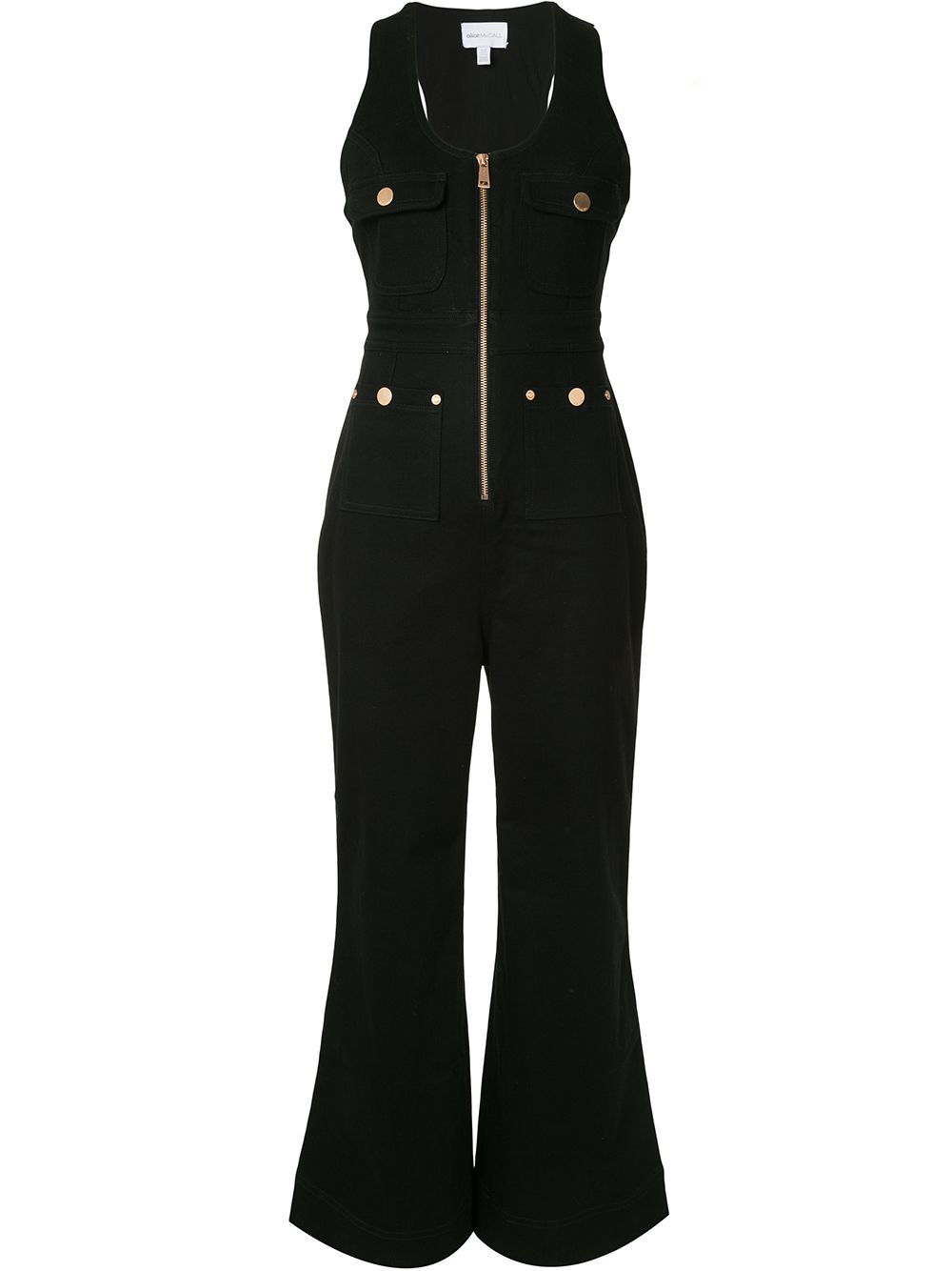 Alice Mccall Club Noir Wide Leg Jumpsuit In Black - 50% Off