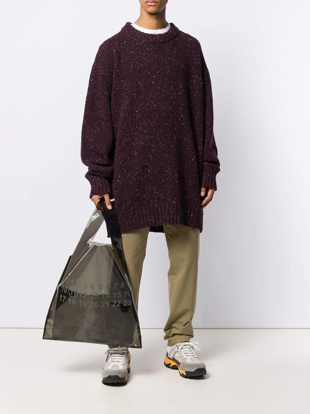 MAISON MARGIELA Number Print Tote Bag