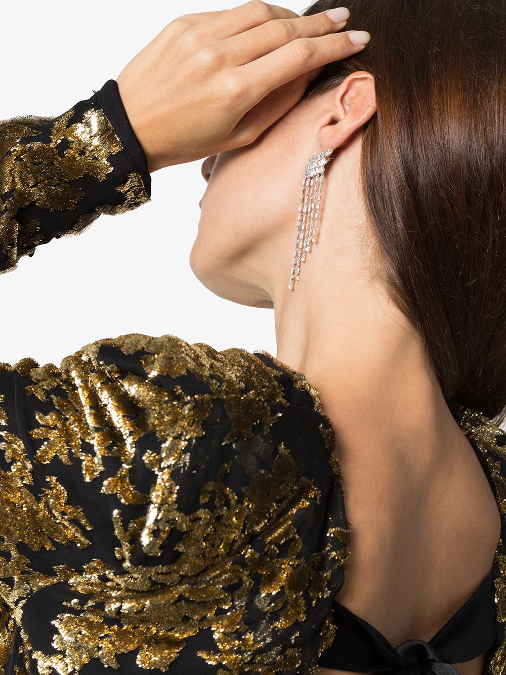PACO RABANNE Sequined Jersey Top
