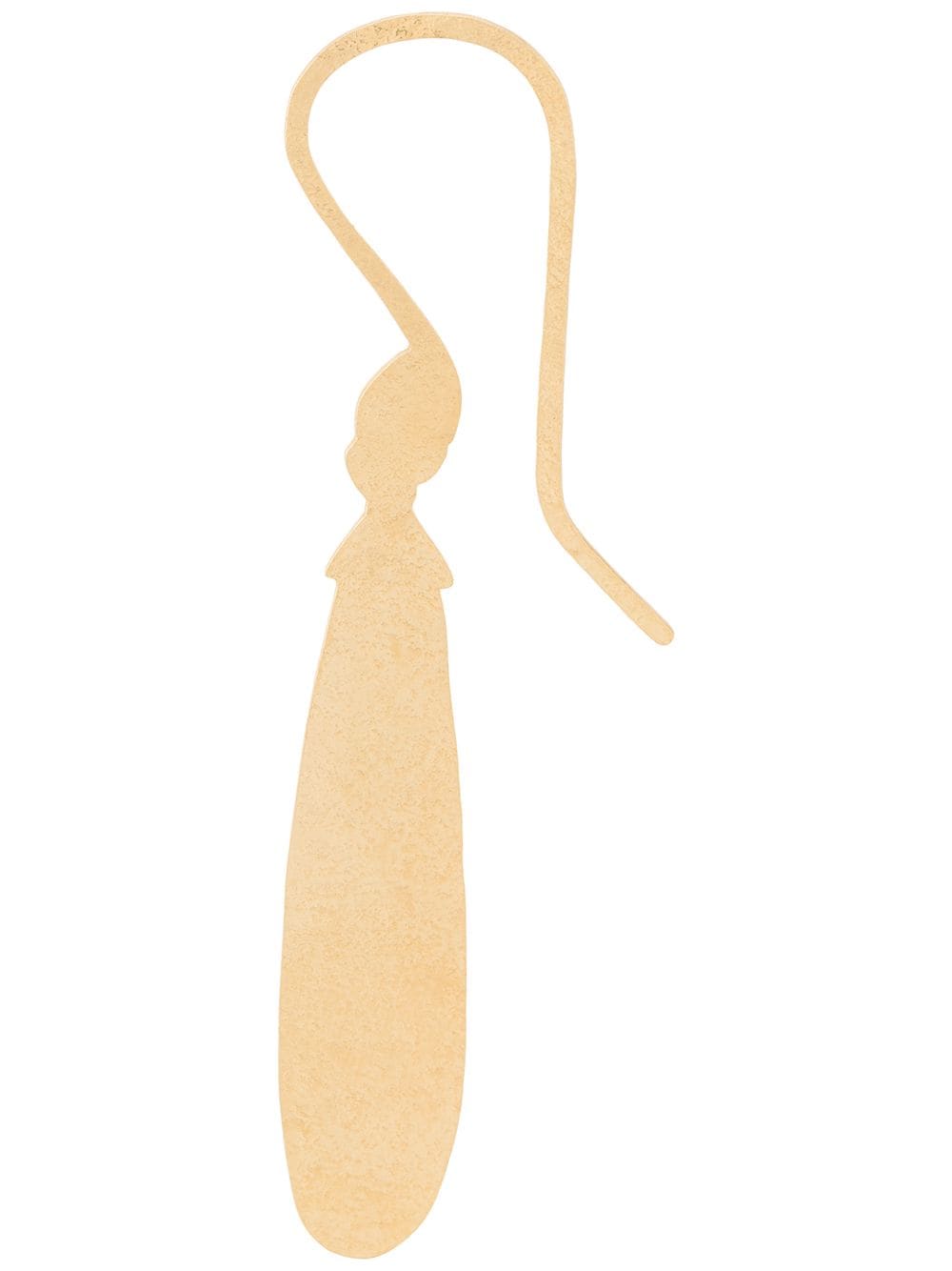 SIMONE ROCHA Simone Rocha Classic Pleated Metallic Leather Ballet Flats